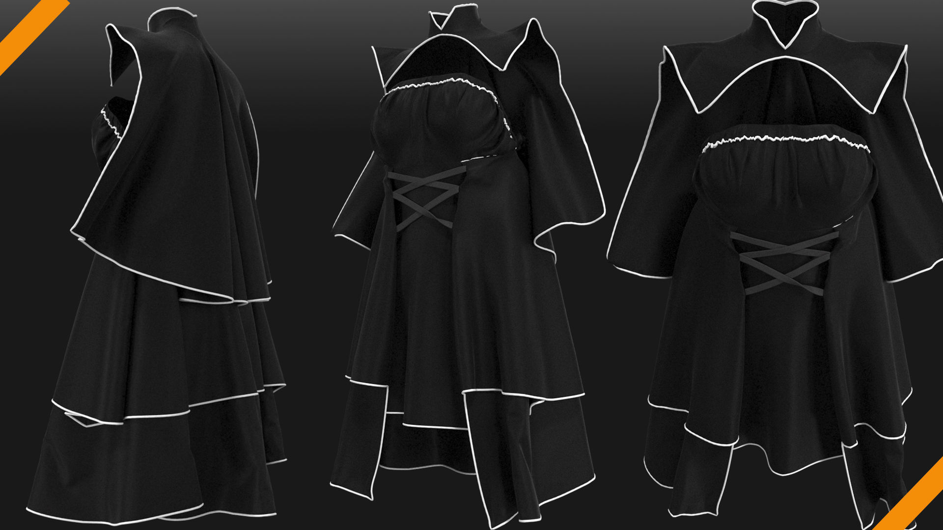womens cloth 3D model | CGTrader