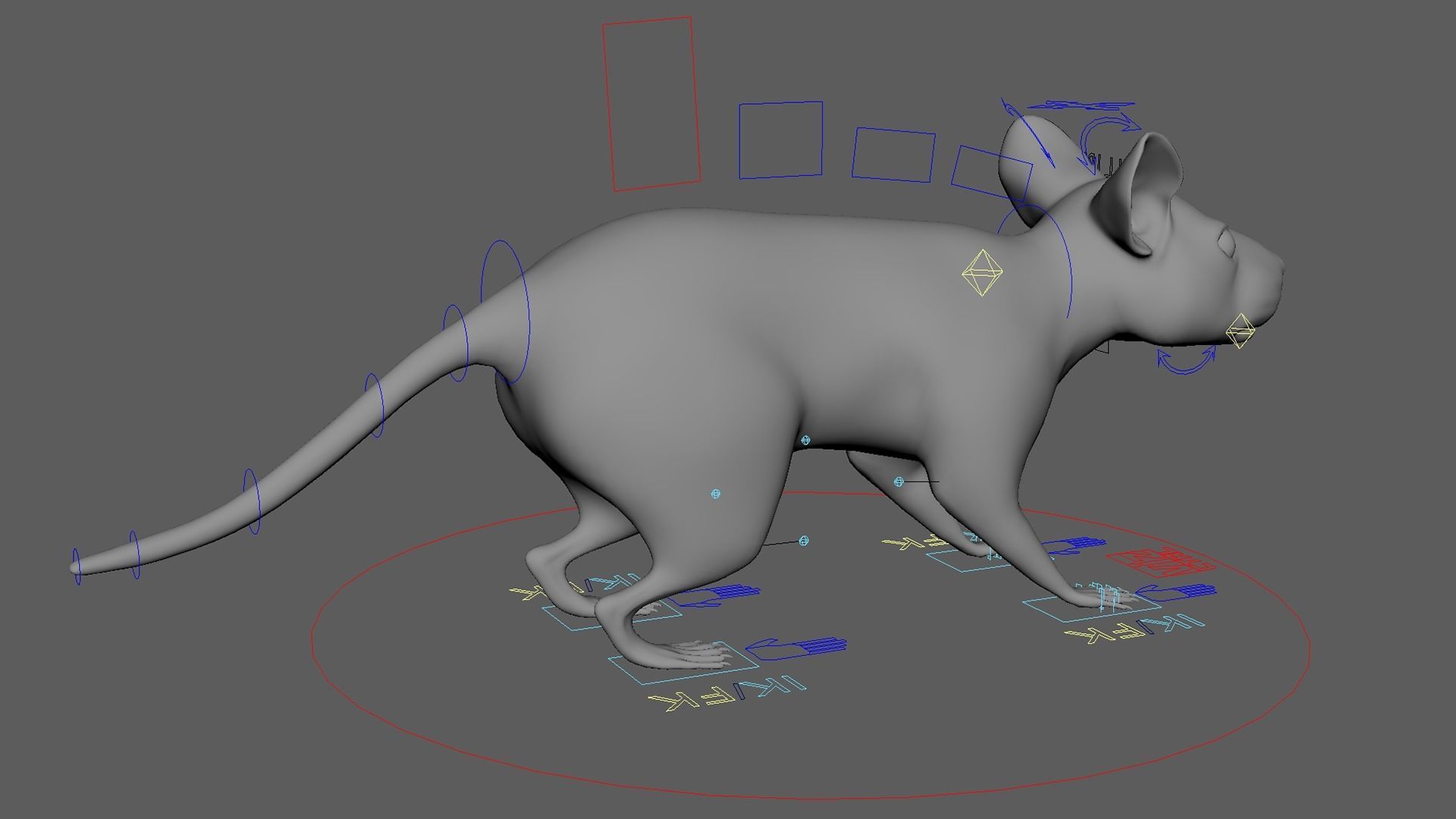 Rat Rigged 3D model 3D model rigged | CGTrader
