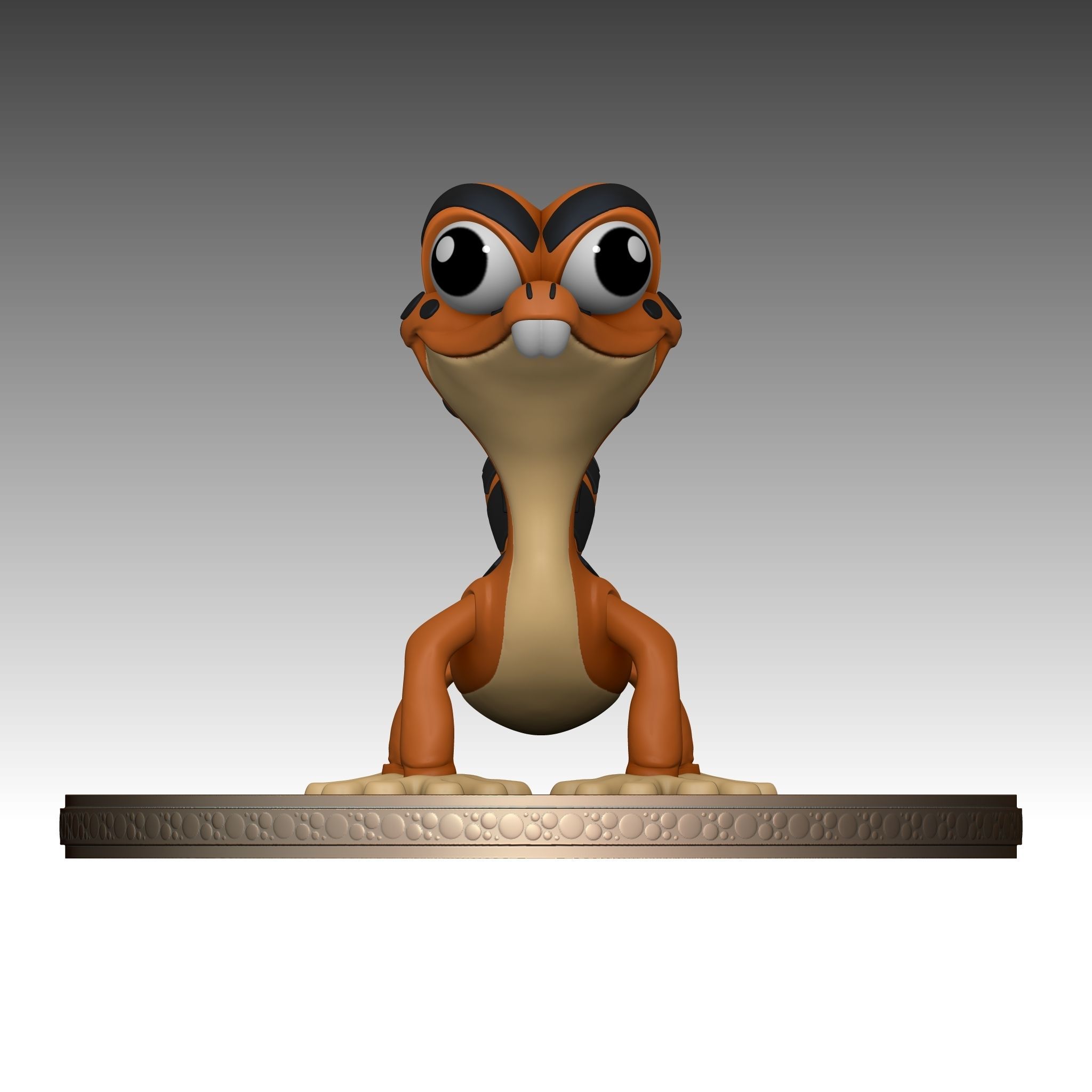 Toon Character For 3D Print 3D model 3D printable | CGTrader