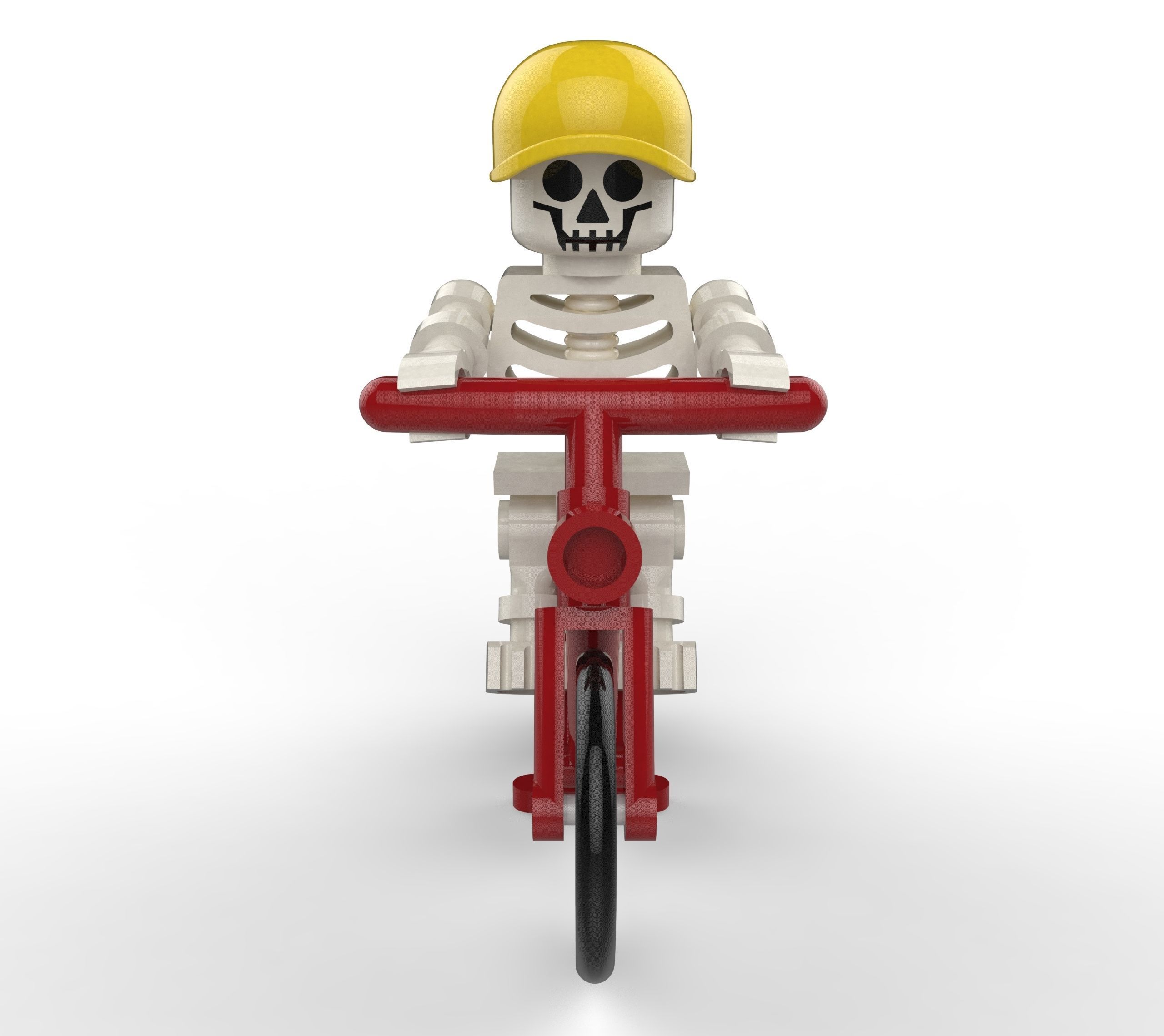 Lego Skeleton - Bicycle 3D model | CGTrader