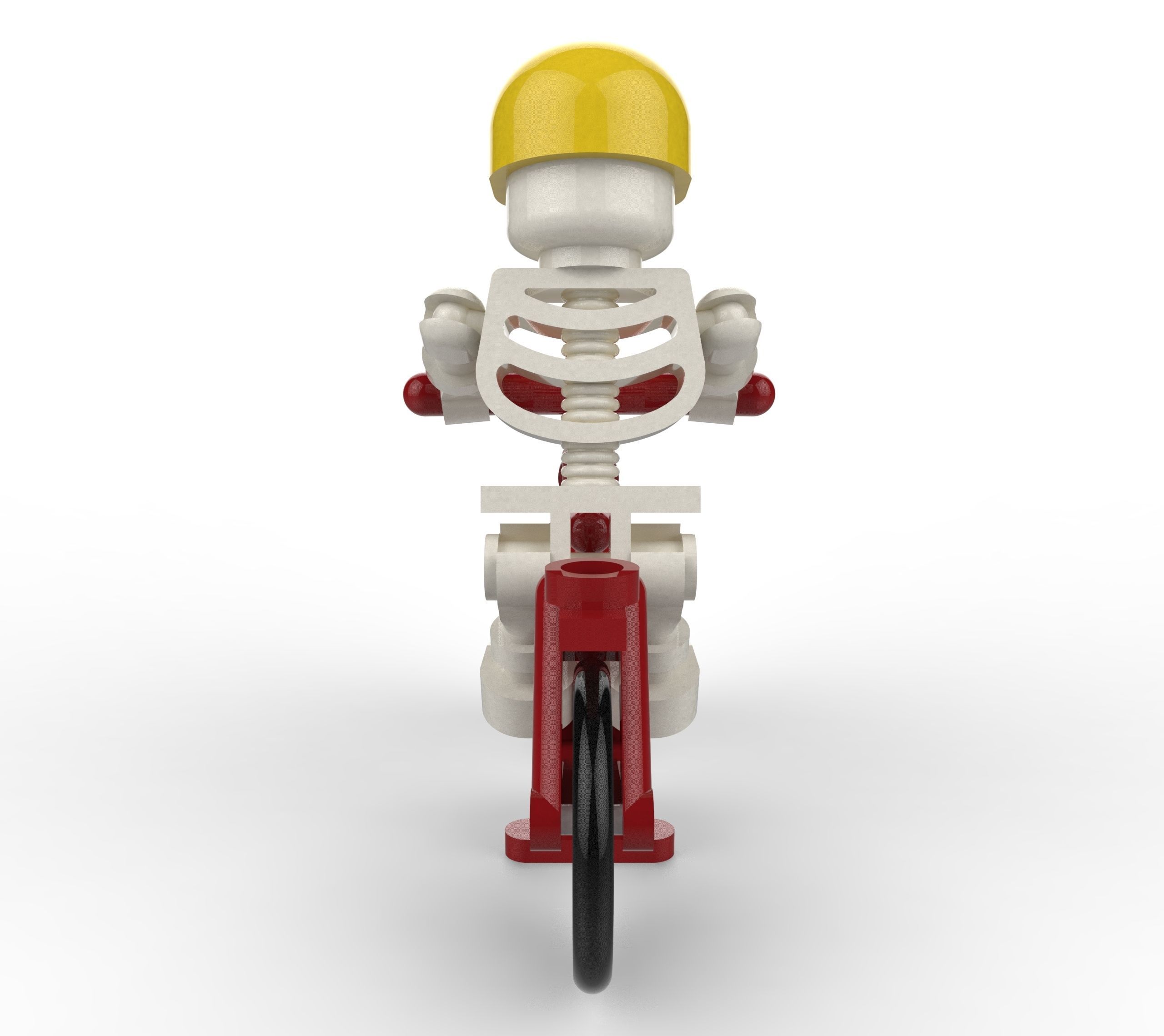 Lego Skeleton - Bicycle 3D model | CGTrader