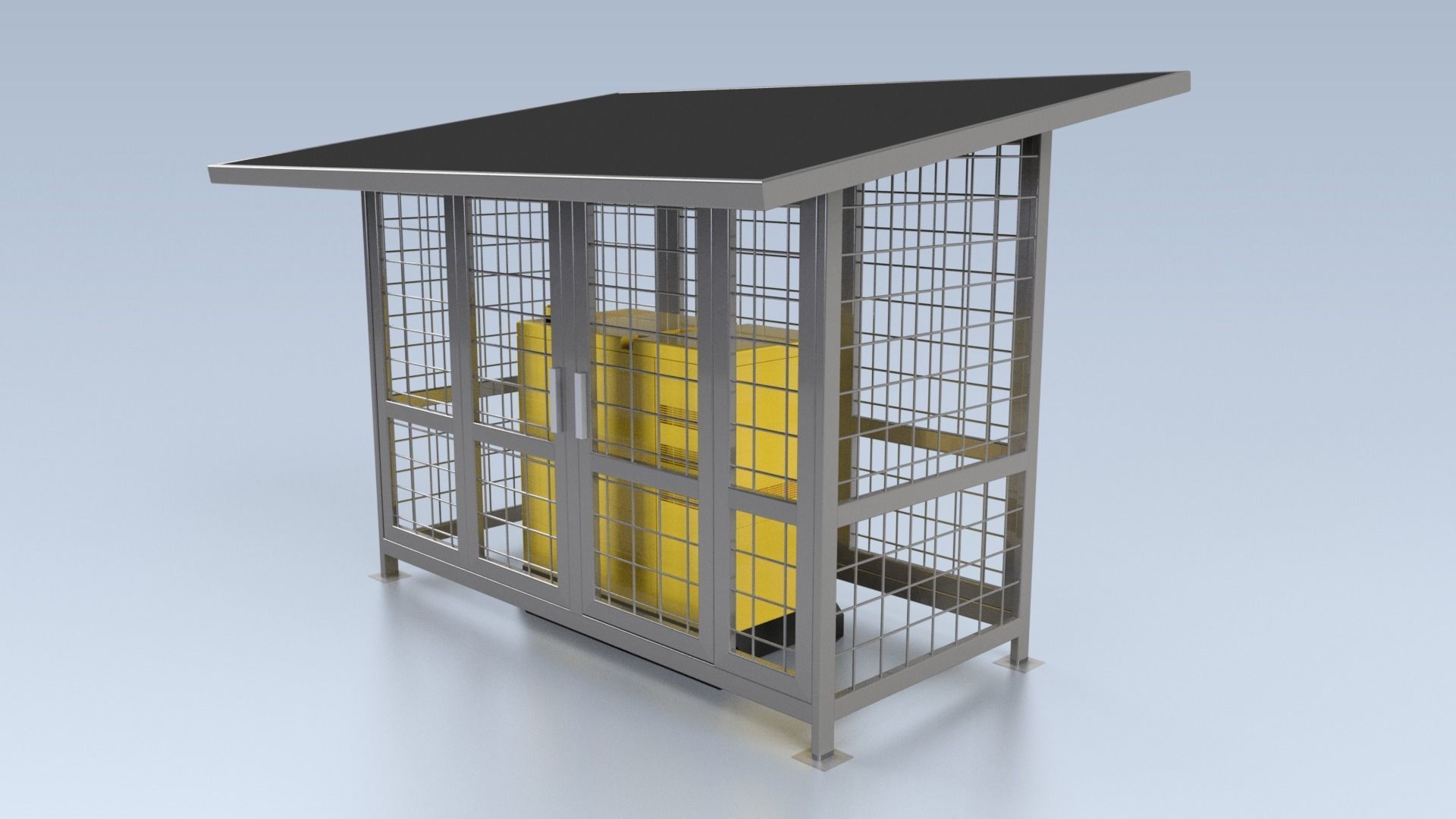 Cover Frame Genset Home Installation Portable 3D model 3D printable ...