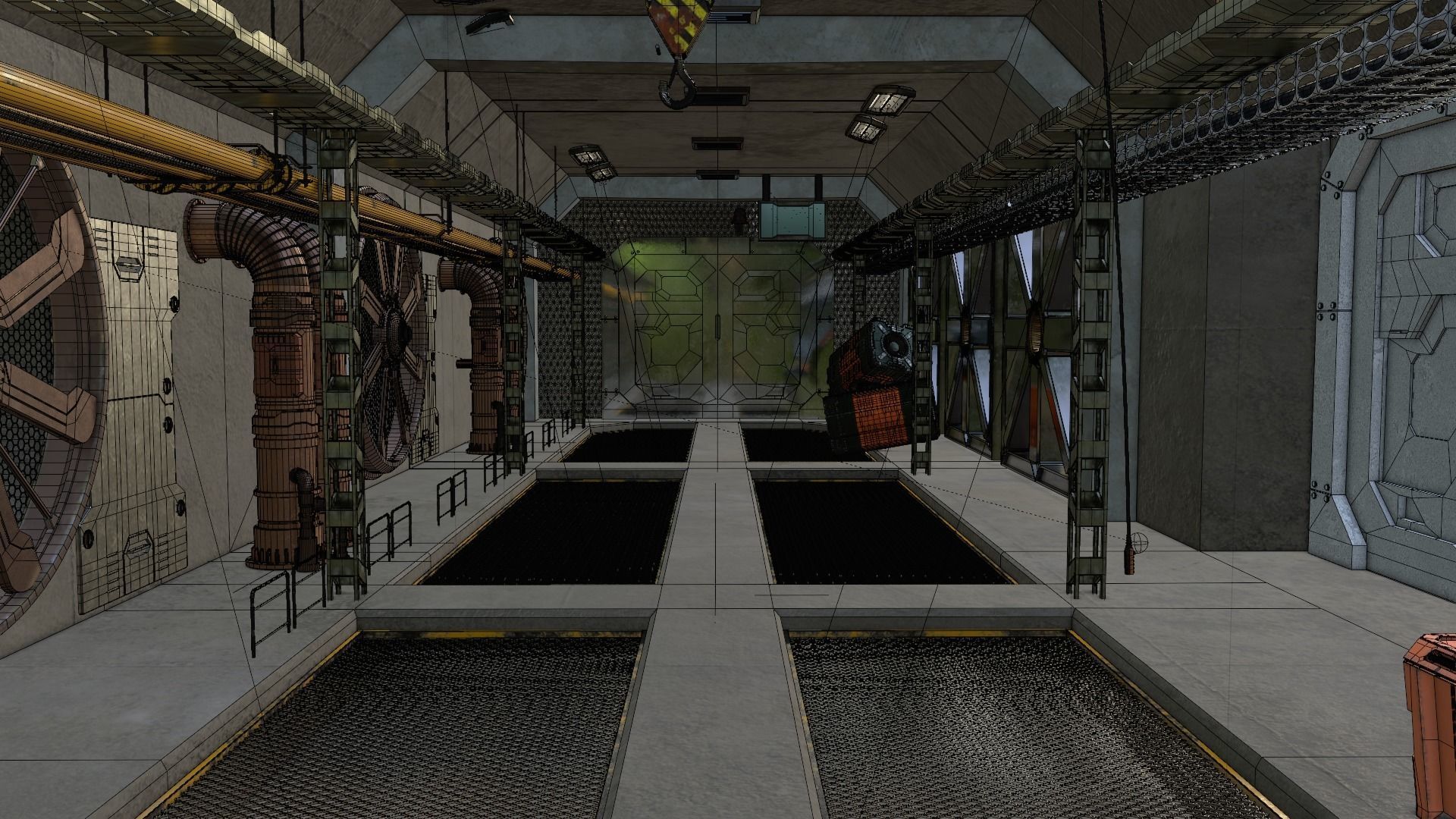 Factory hall 3D model | CGTrader