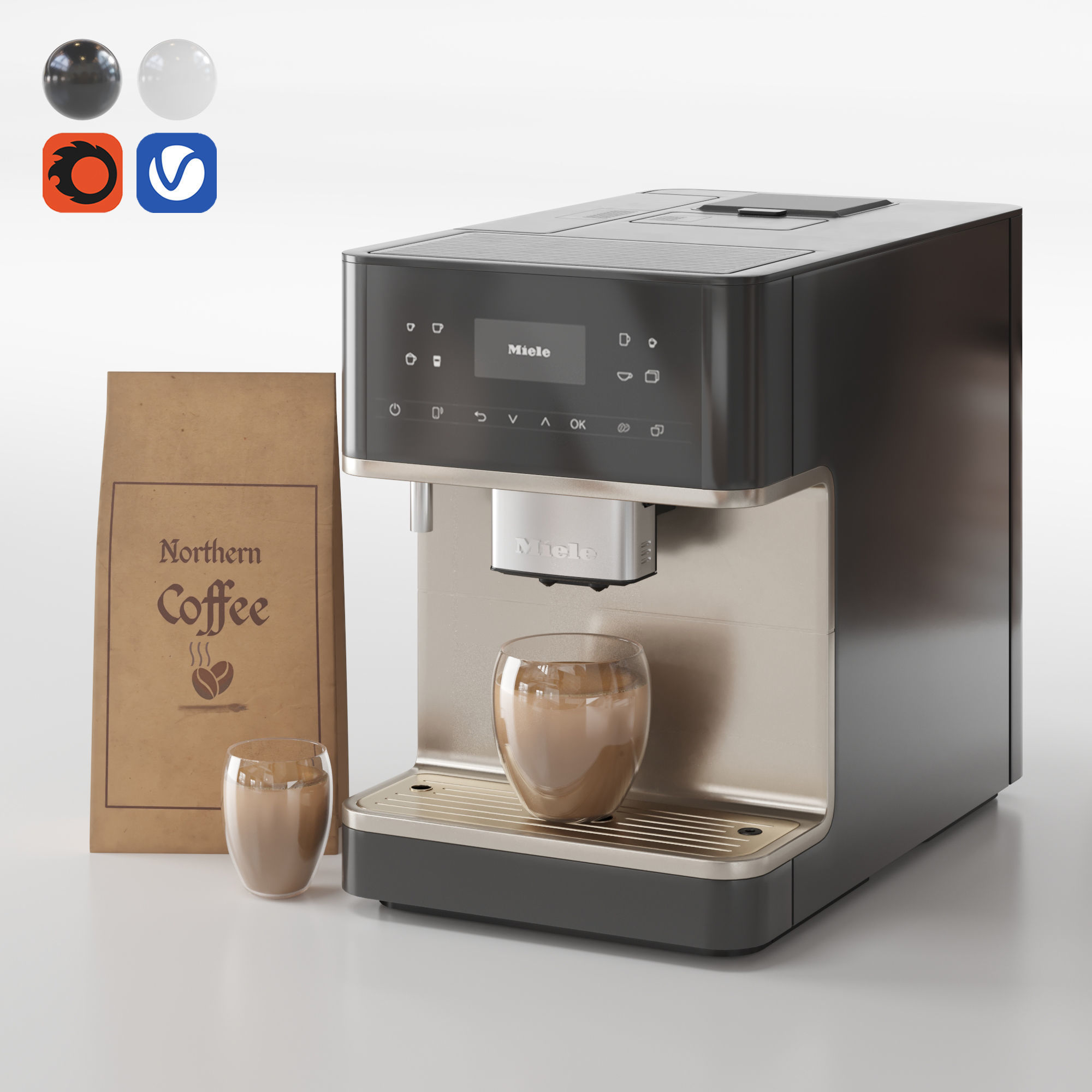 Miele CoffeeMachine Vol01 3D model | CGTrader