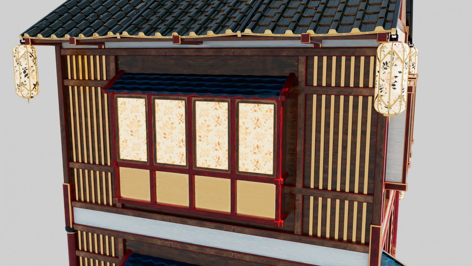 Japanese architecture 3D model | CGTrader