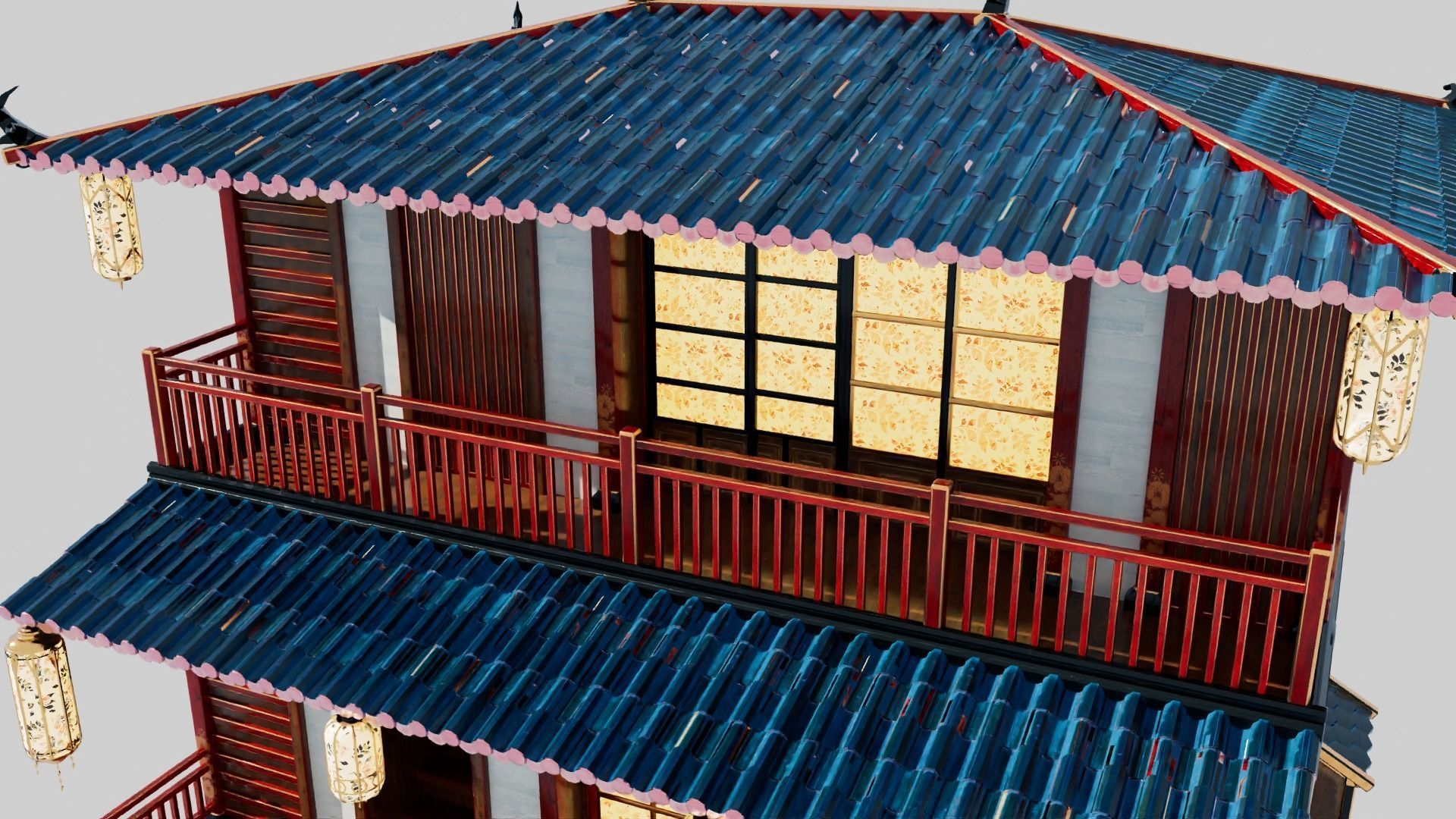 Japanese architecture 3D model | CGTrader