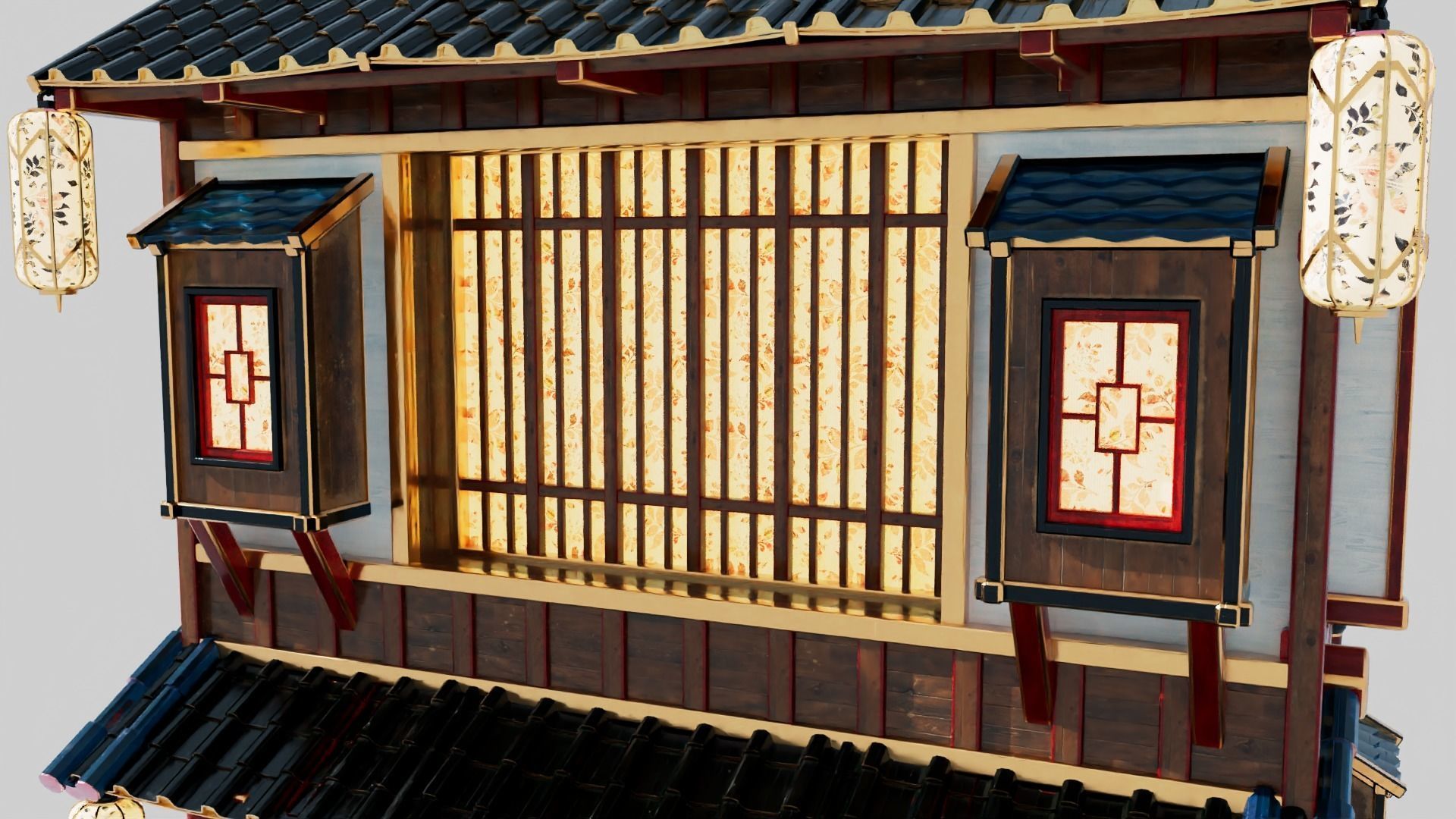Japanese architecture 3D model | CGTrader