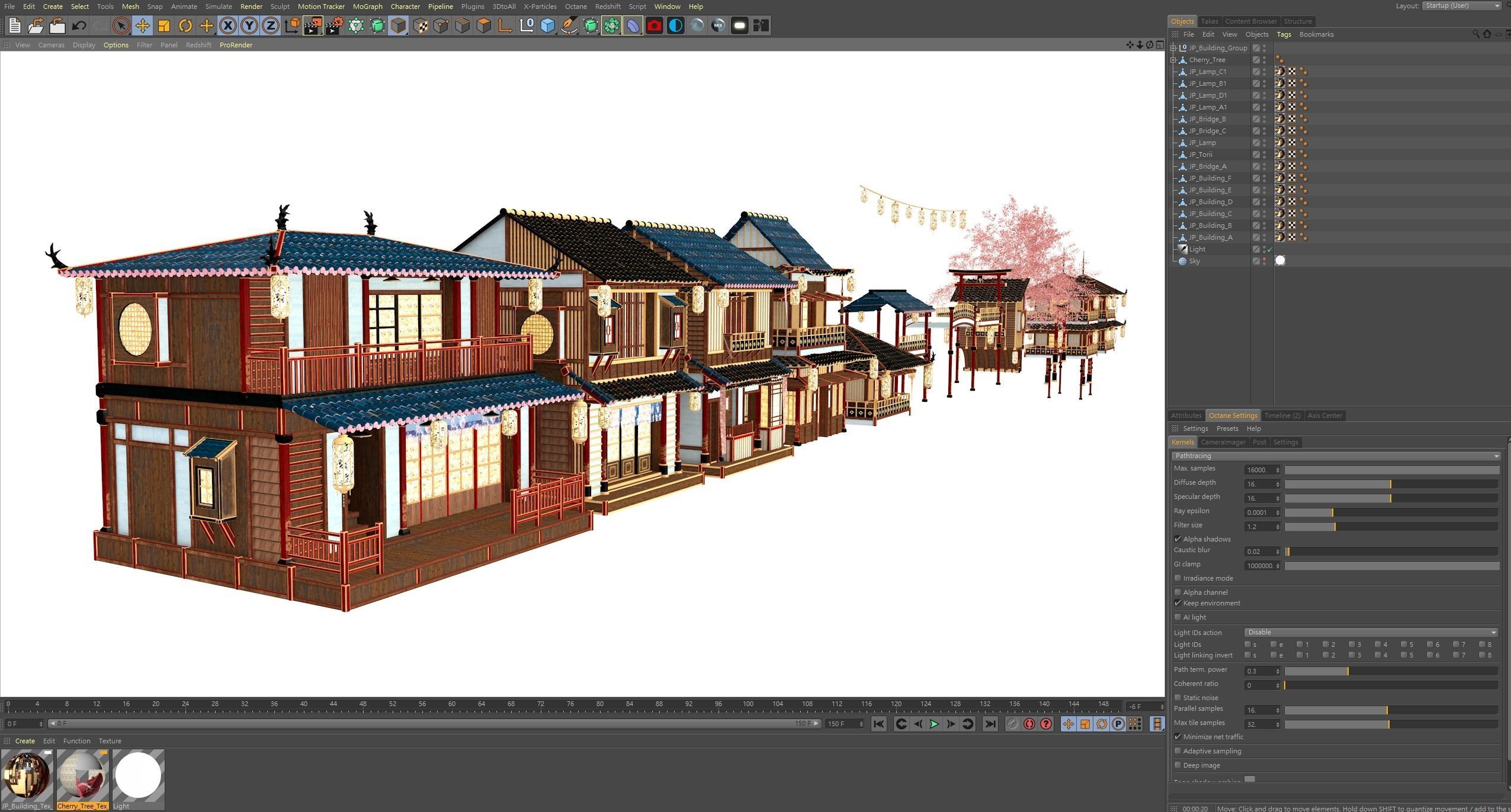 Japanese architecture 3D model | CGTrader