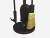 Mini Fireplace Tools 4-Set 3D model | CGTrader