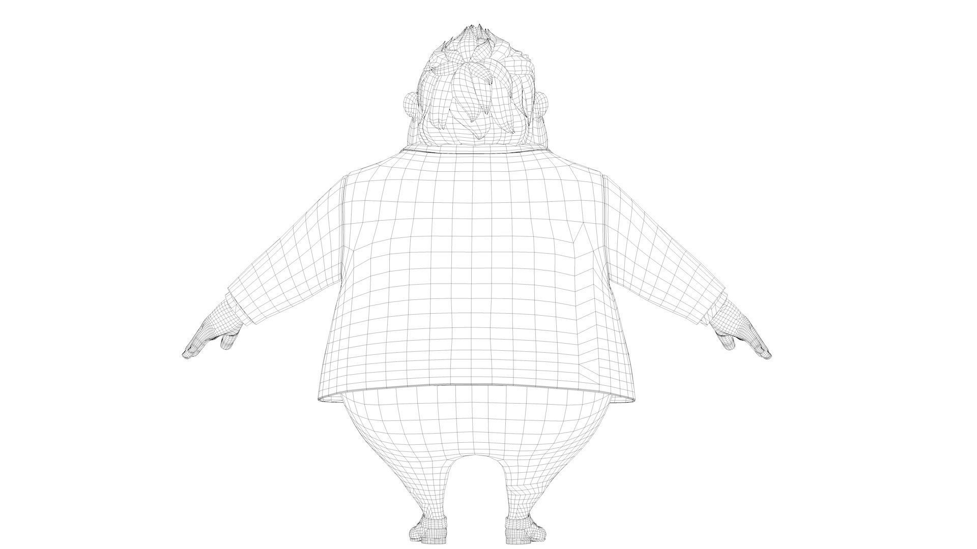 cartoon fat boss boss 3D model | CGTrader