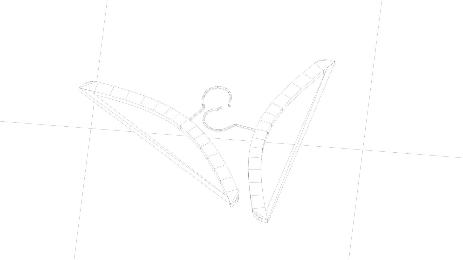 hanger rack clothes rack 3D model | CGTrader