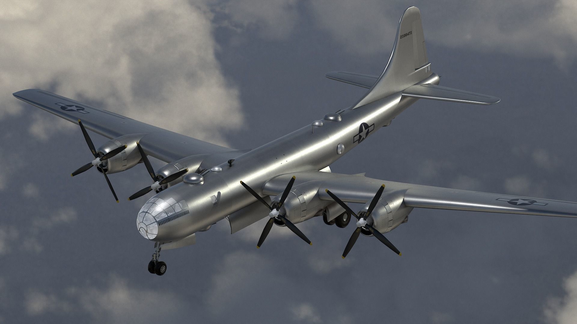 Boeing B-29 Superfortress 3D model | CGTrader