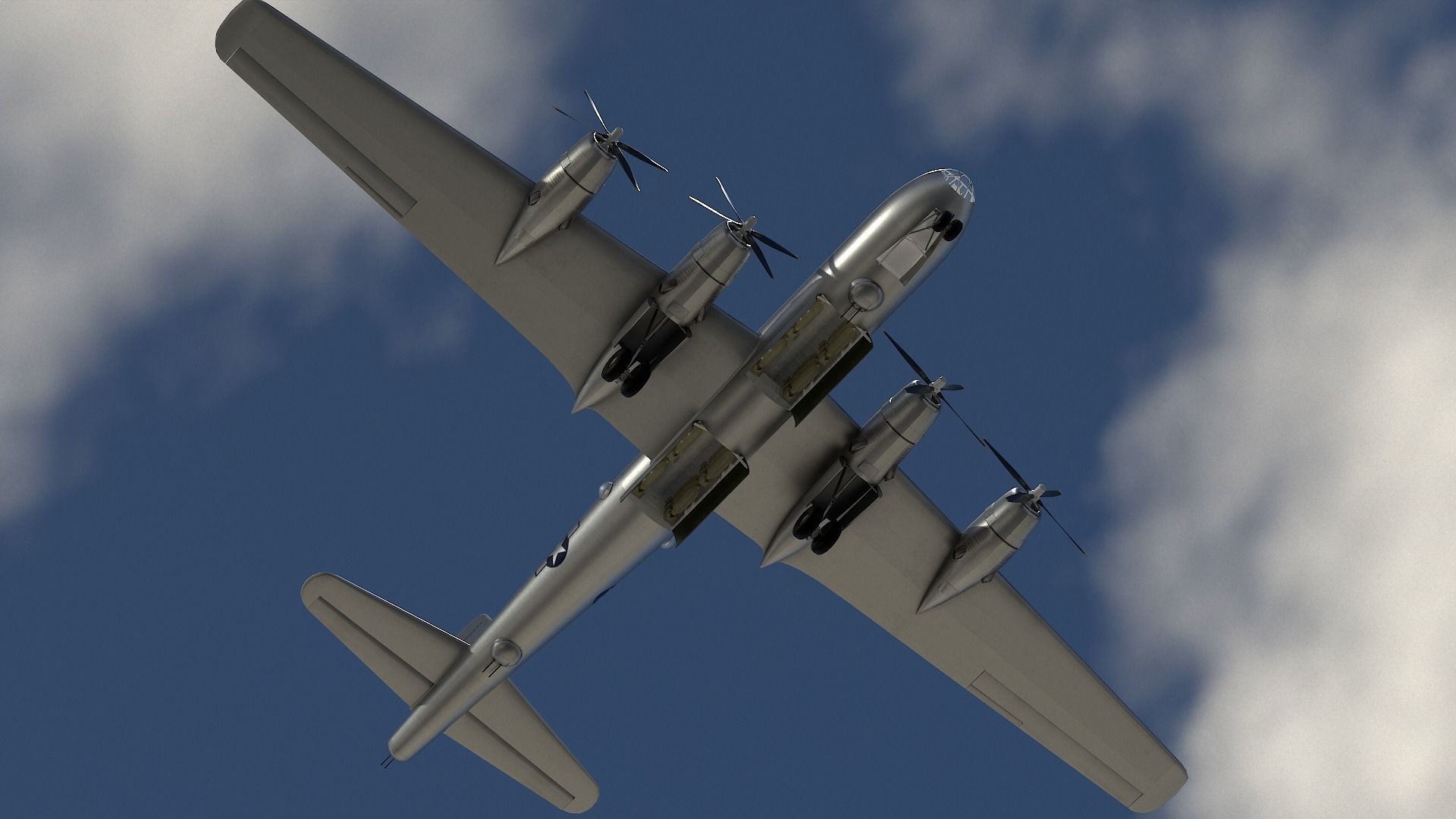 Boeing B-29 Superfortress 3D model | CGTrader