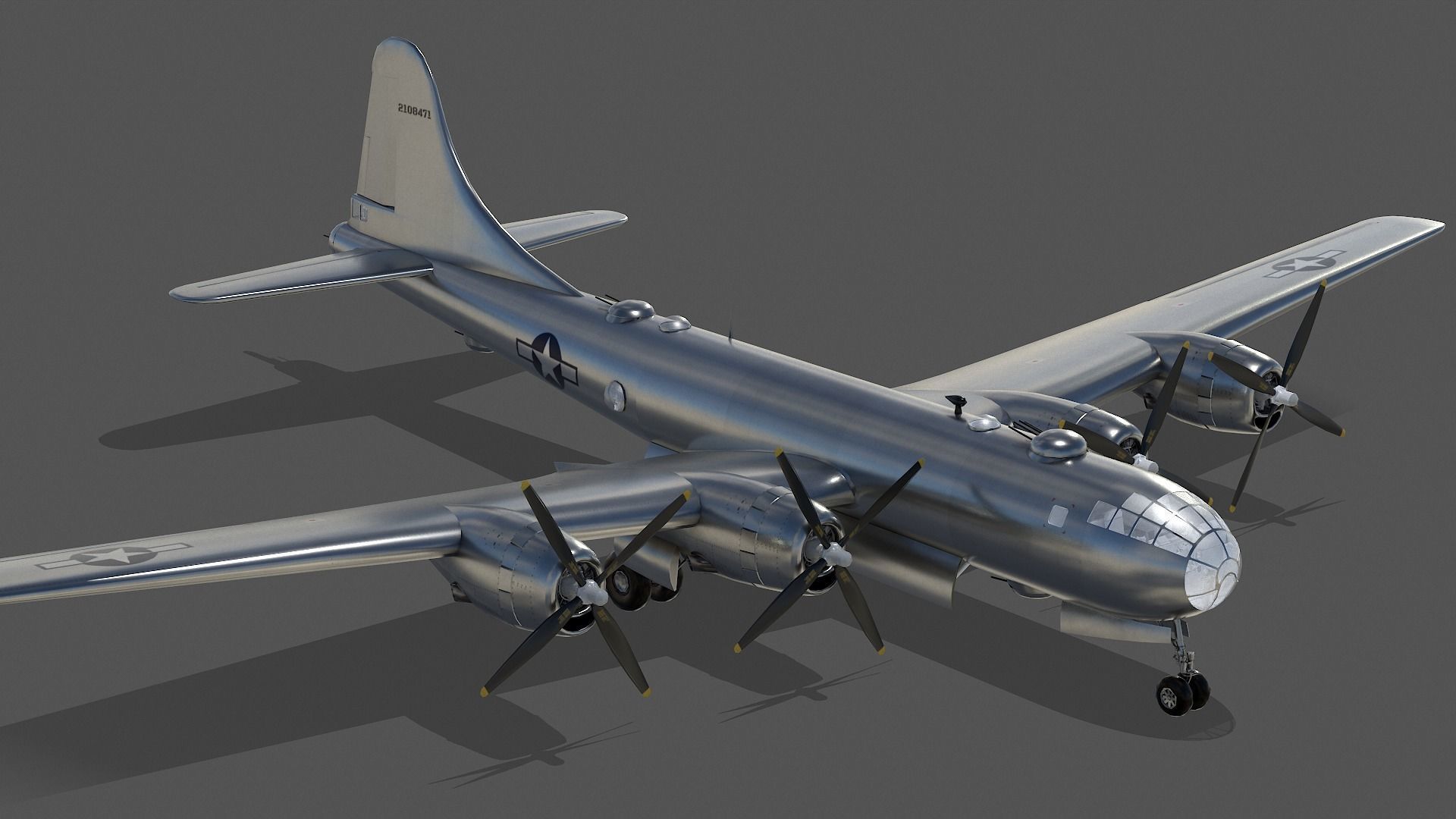 Boeing B-29 Superfortress 3D model | CGTrader