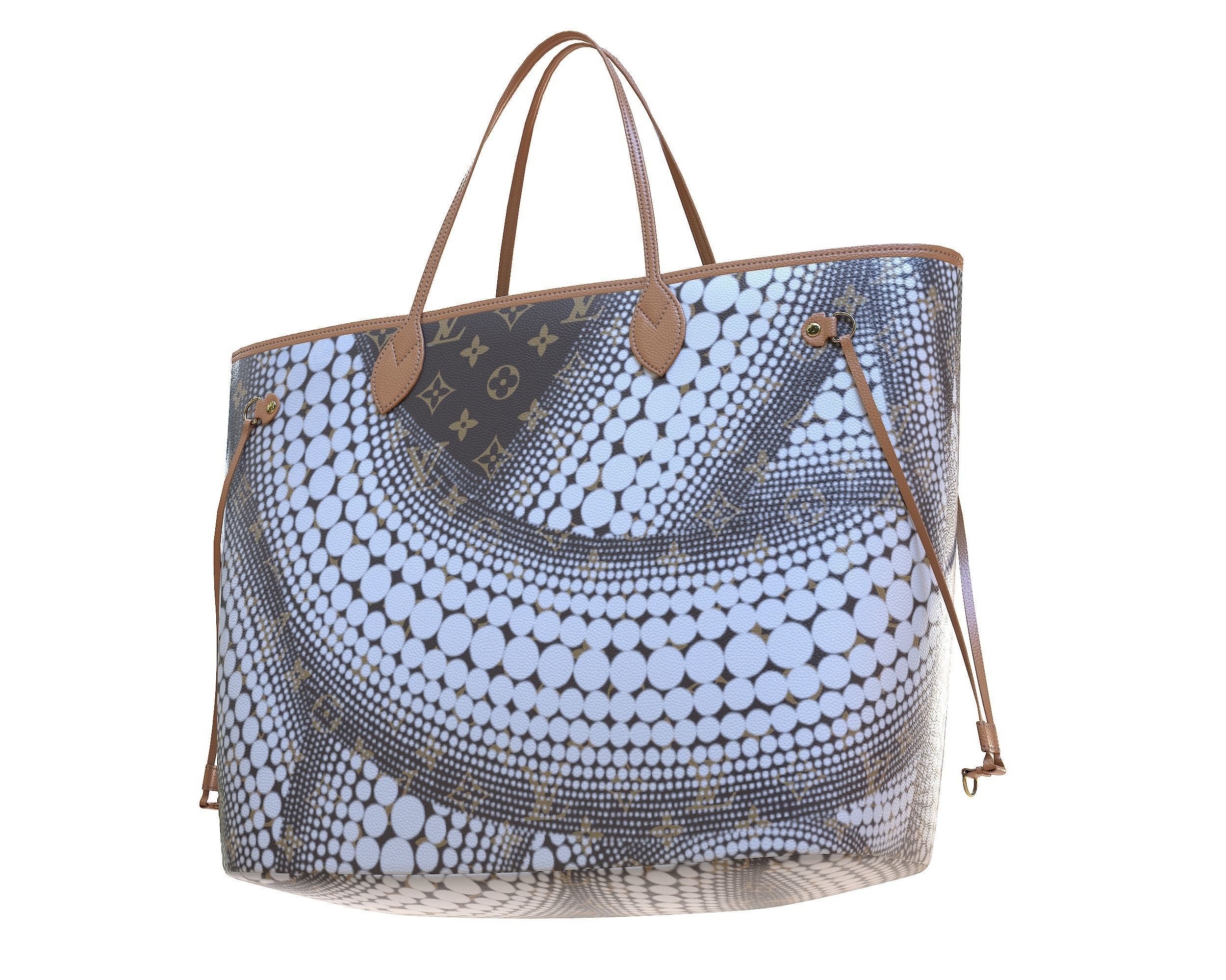 3D model Louis Vuitton Neverfull Bags Yayoi Kusama VR / AR / low-poly ...