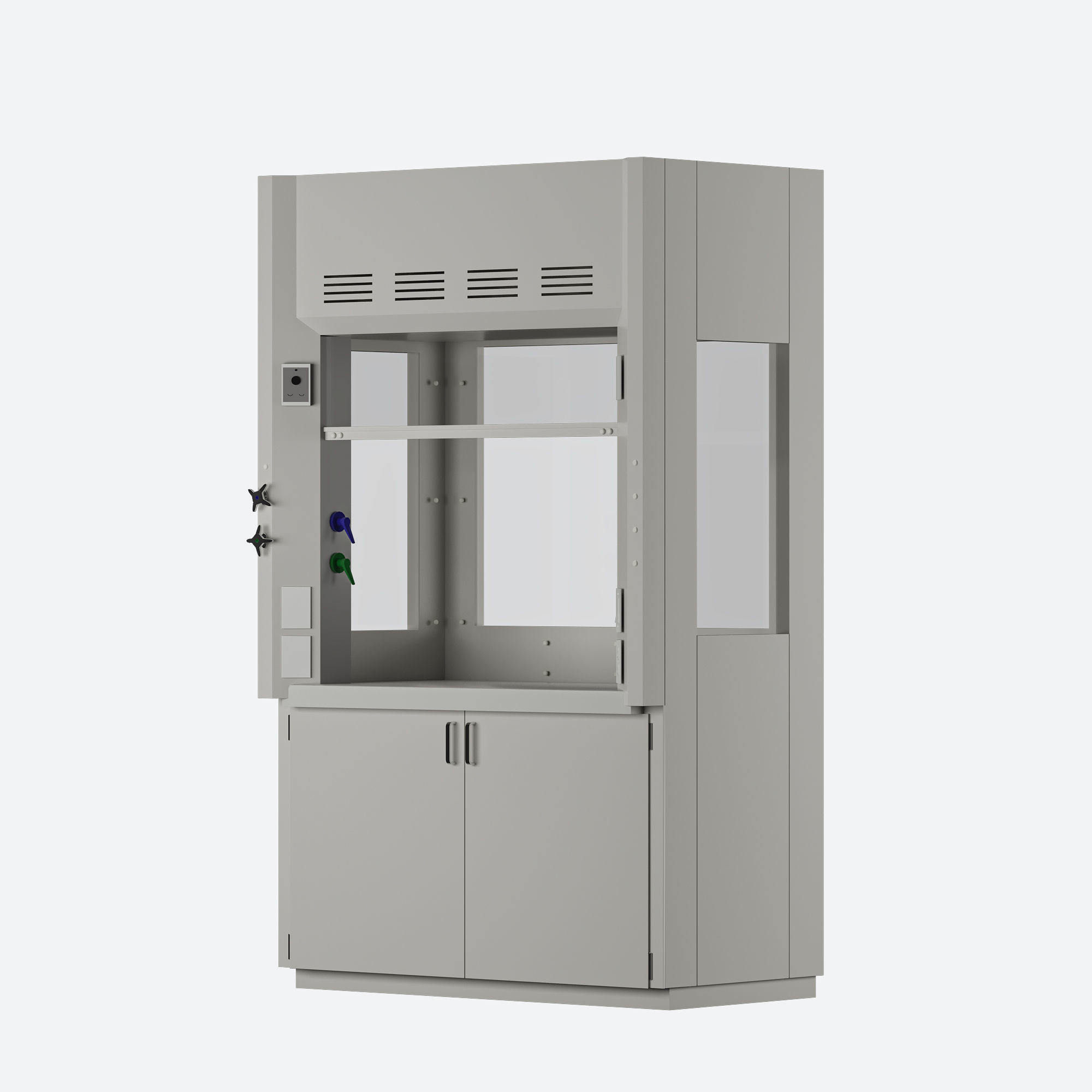 Fume Hood Set 3D model | CGTrader