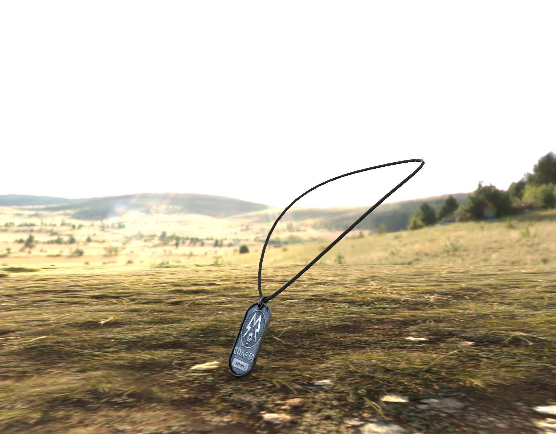 3D model Metro 2033 Sparta Dog-Tag VR / AR / low-poly | CGTrader