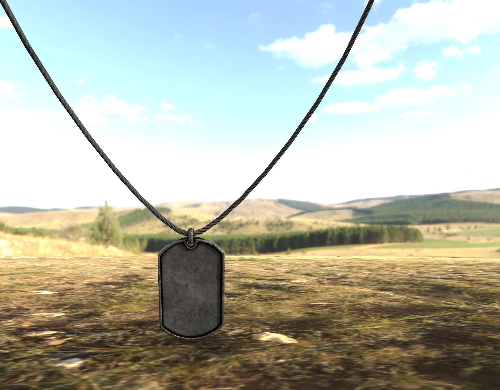 3D model Metro 2033 Sparta Dog-Tag VR / AR / low-poly | CGTrader