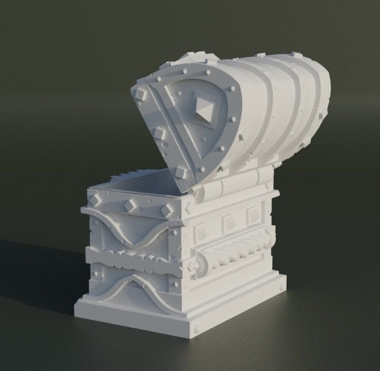 DnD Dice Box Pattern 3D model 3D printable | CGTrader