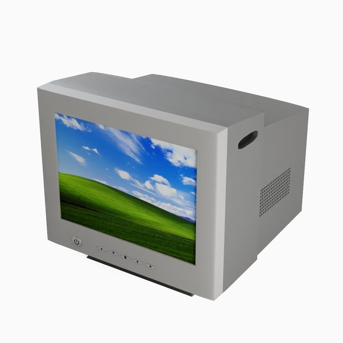 Old PC Monitor 3D model | CGTrader