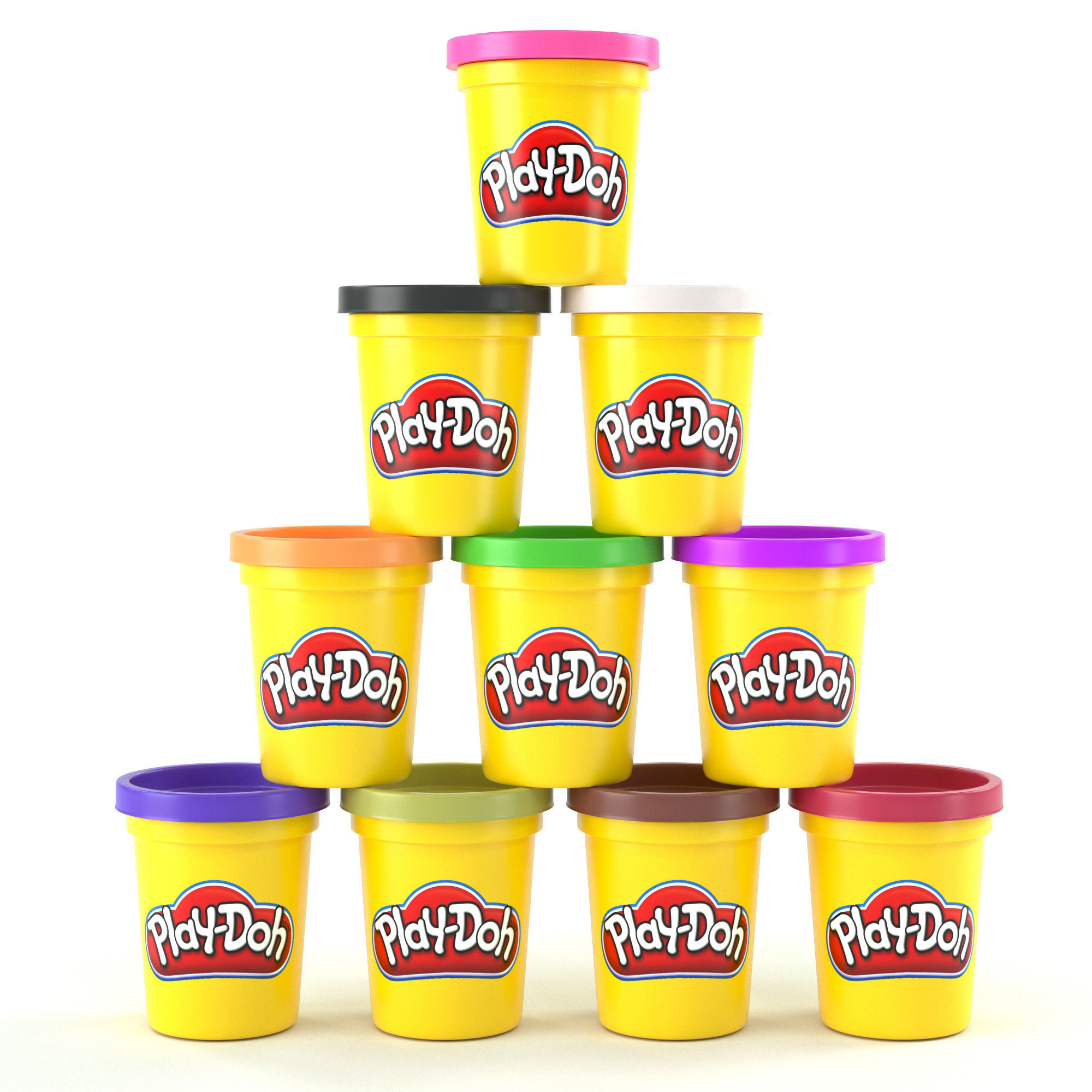 Play Doh Modeling Compound 3D model | CGTrader
