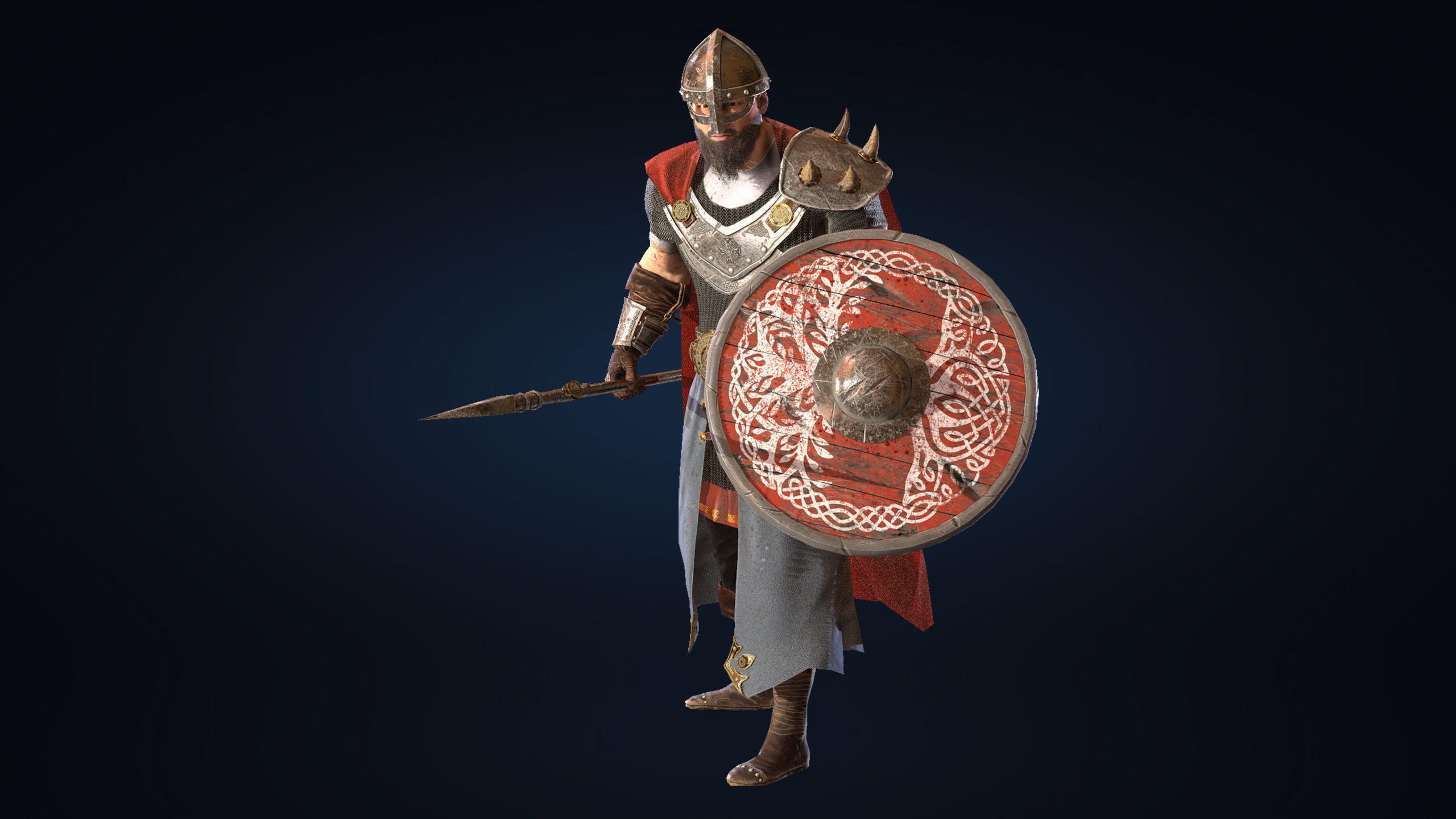 3D model Celtic Warrior VR / AR / low-poly | CGTrader