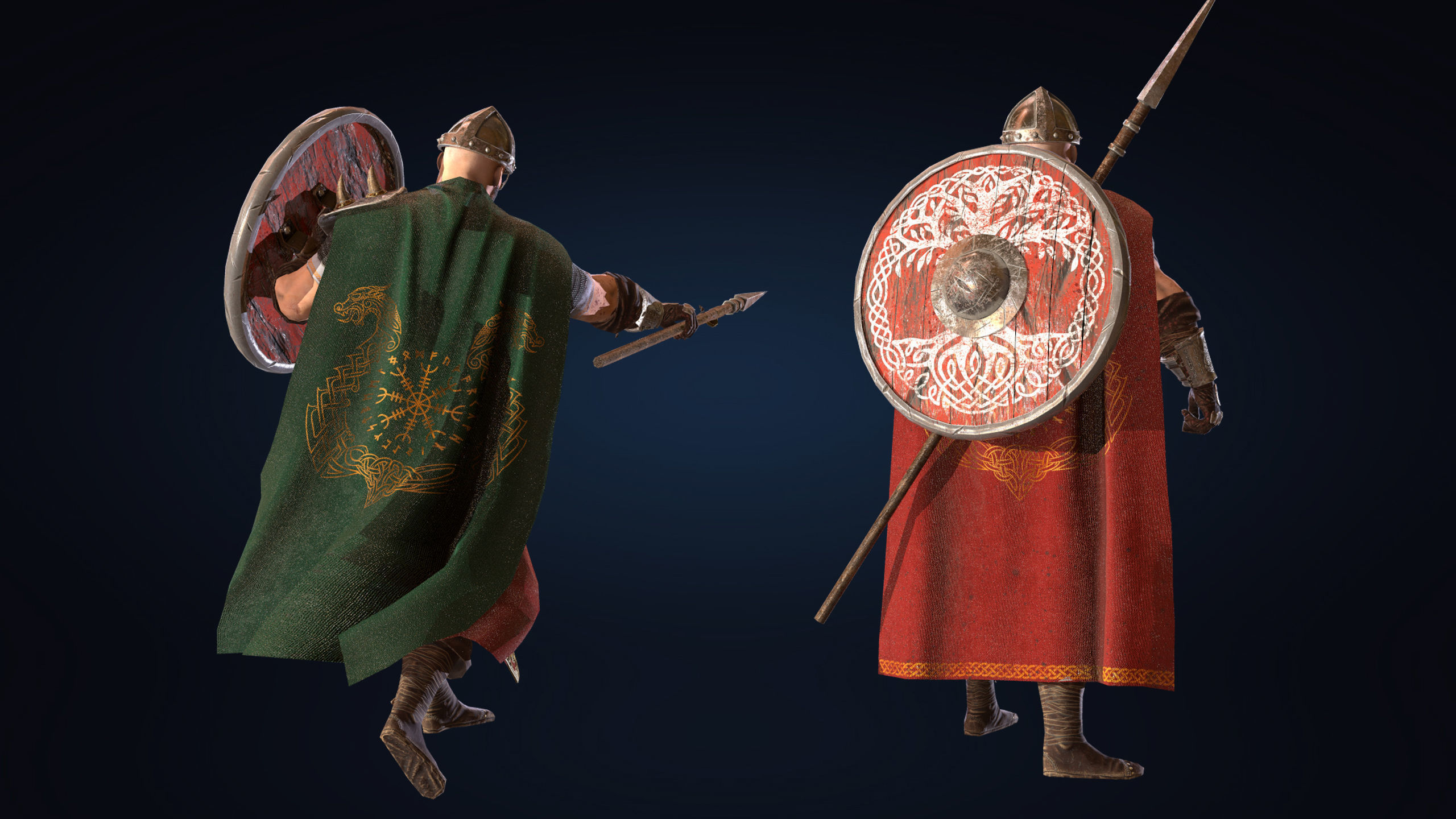 3D model Celtic Warrior VR / AR / low-poly | CGTrader