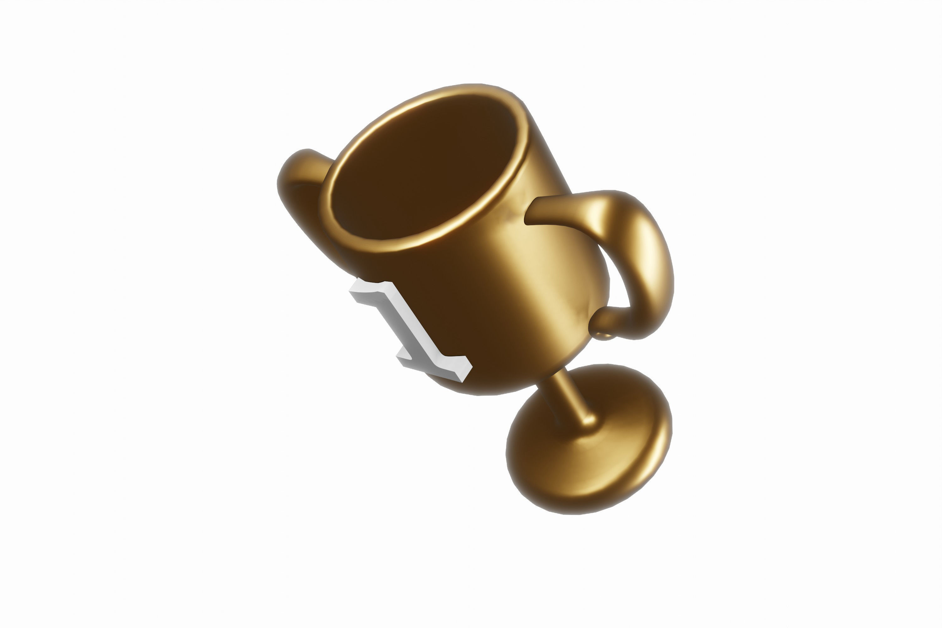 Gold cup of the winner 3D model | CGTrader