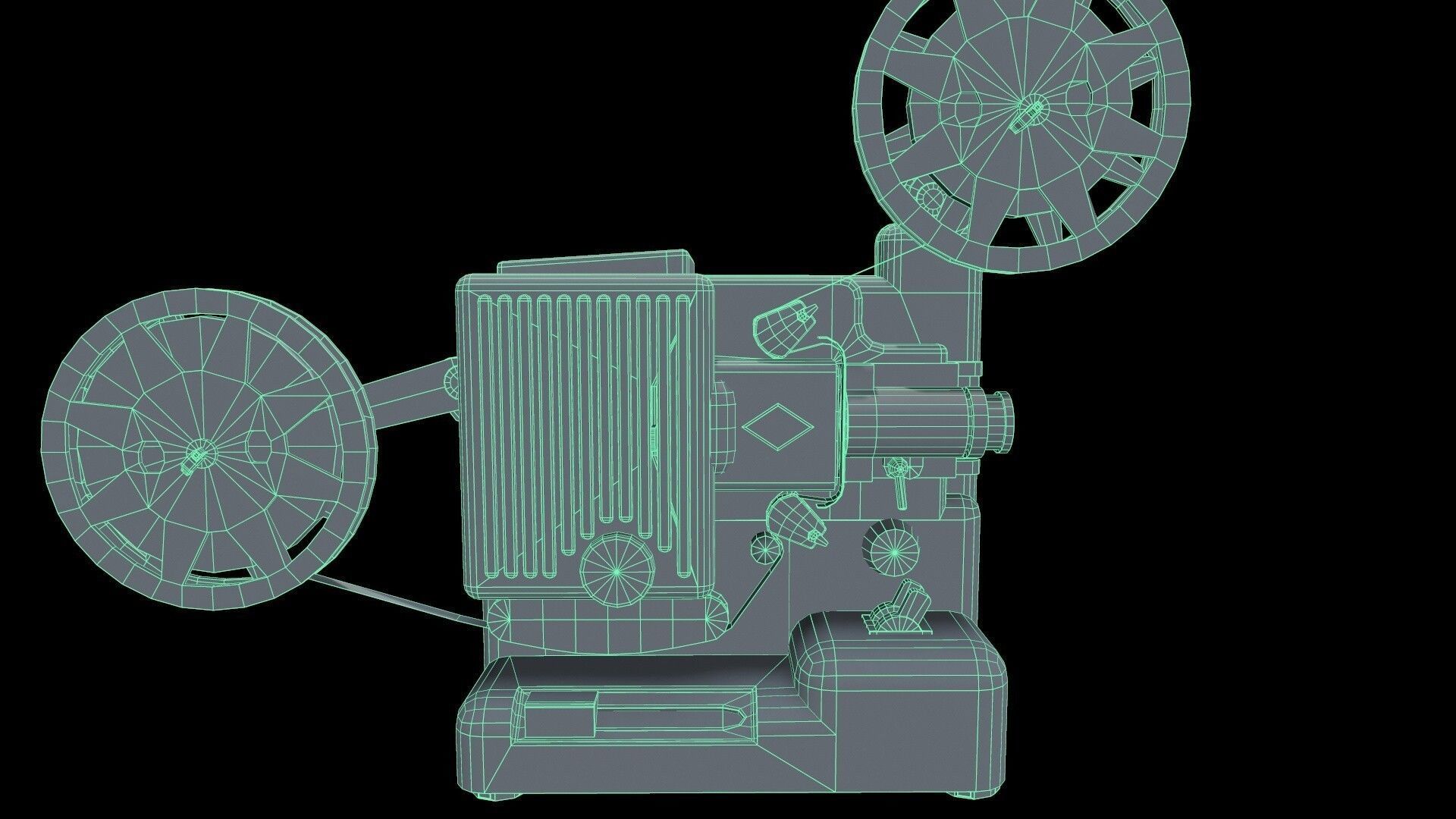 3D model Game Ready Eumig P8 Projector VR / AR / low-poly | CGTrader