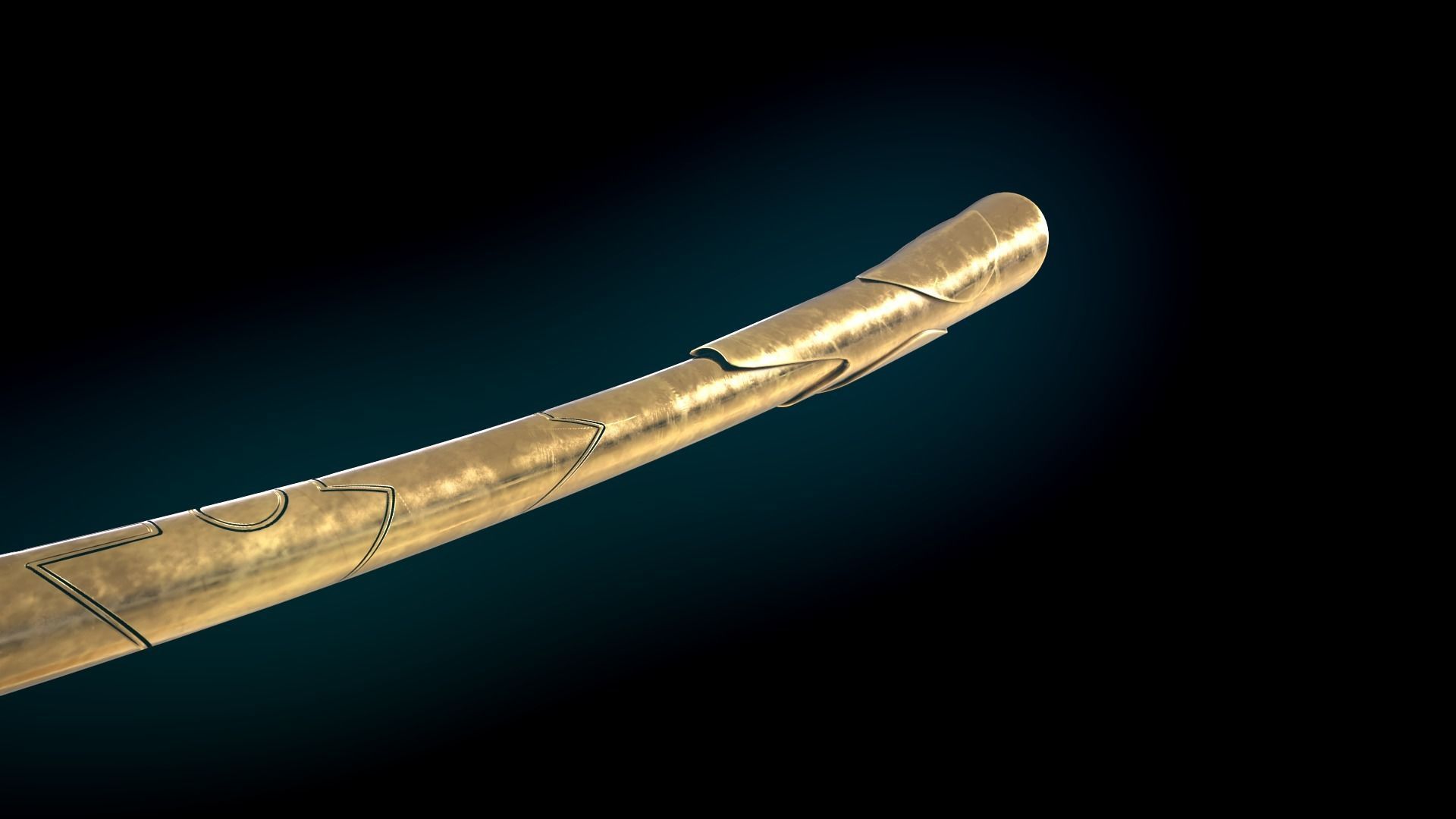 Loki Staff Datailed on 3D model | CGTrader