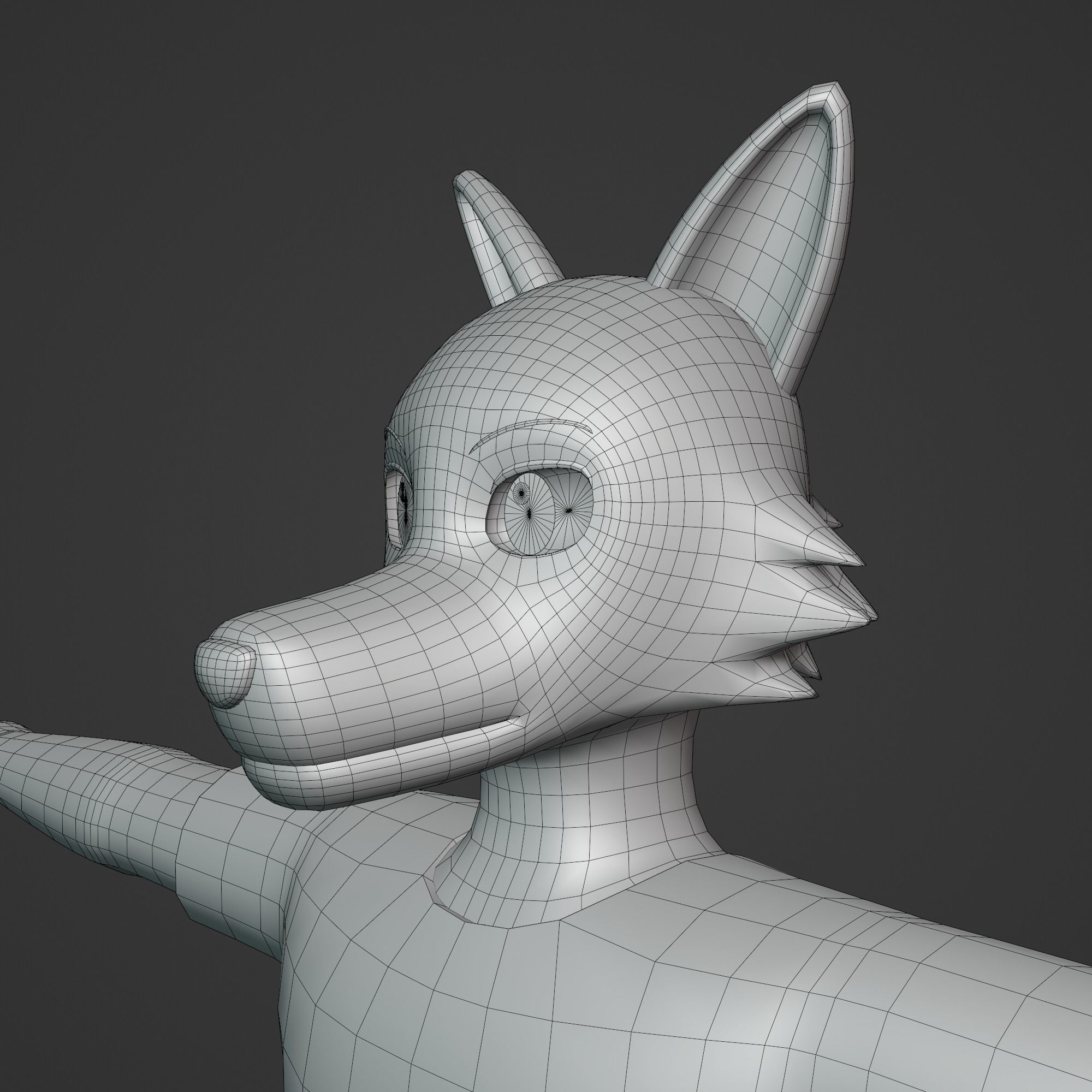 General Furry Wolf Male OC 3D model | CGTrader