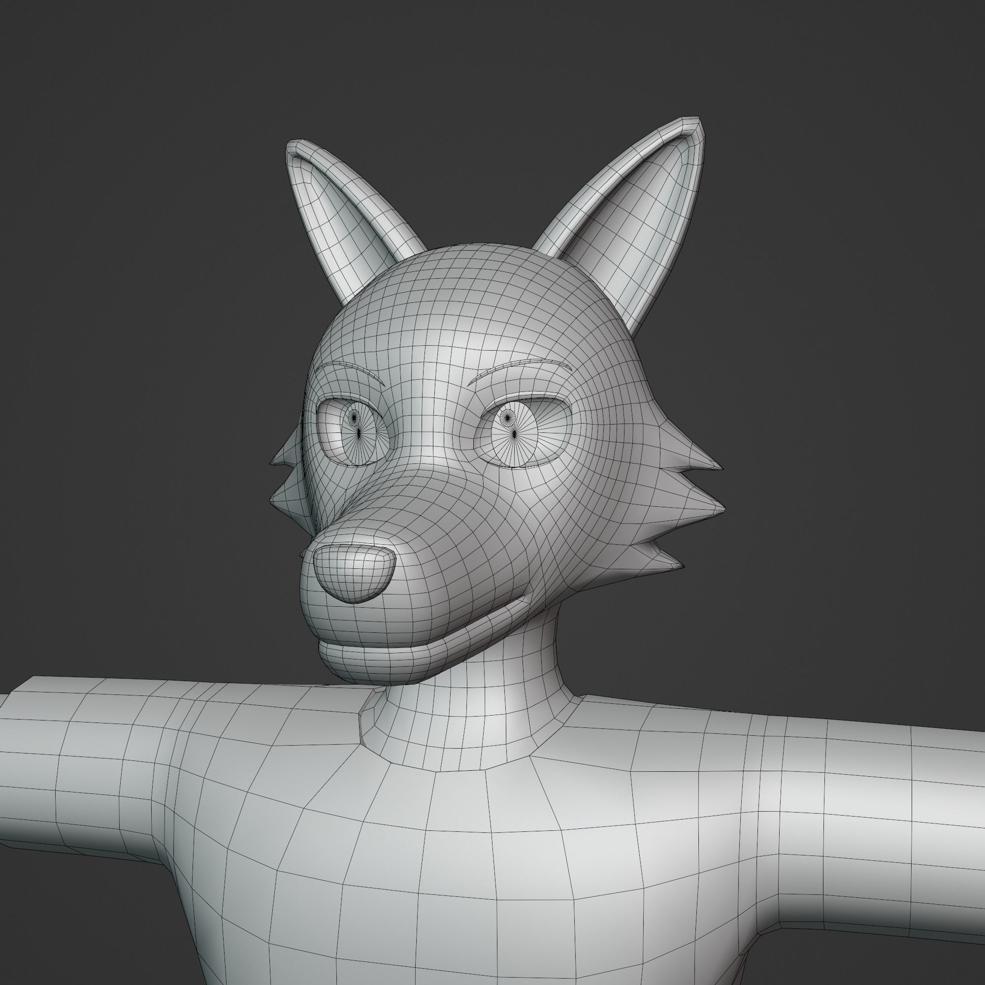 General Furry Wolf Male OC 3D model | CGTrader