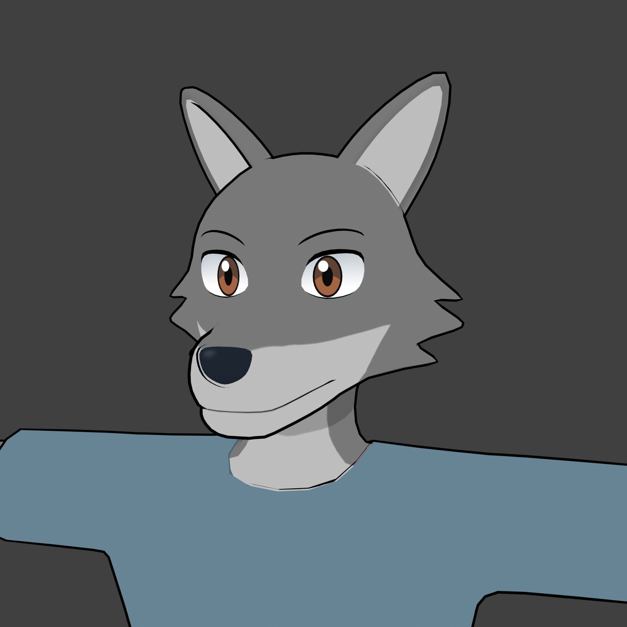 General Furry Wolf Male OC 3D model | CGTrader