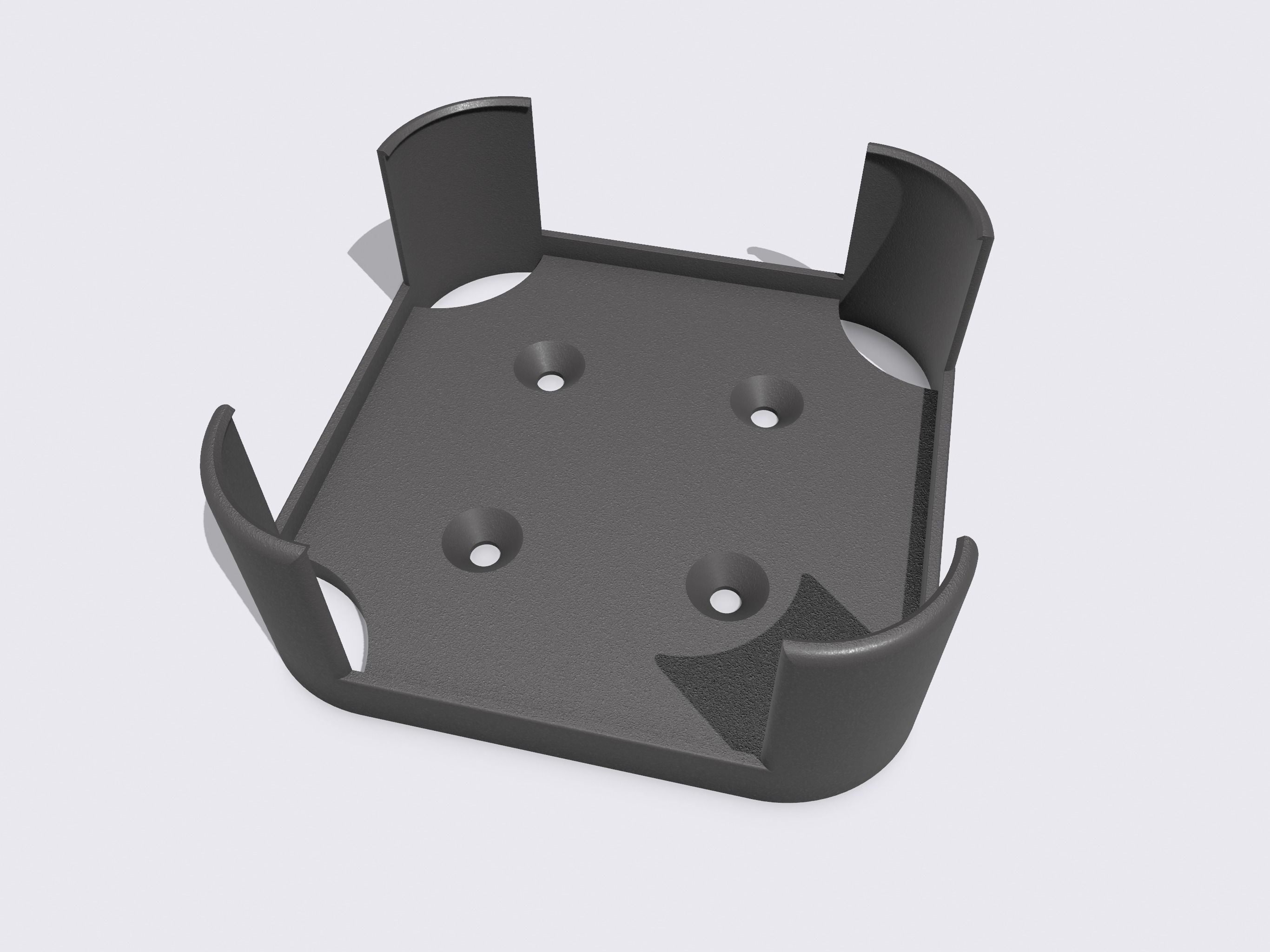 Apple TV 4K Wall mount 3D model 3D printable | CGTrader