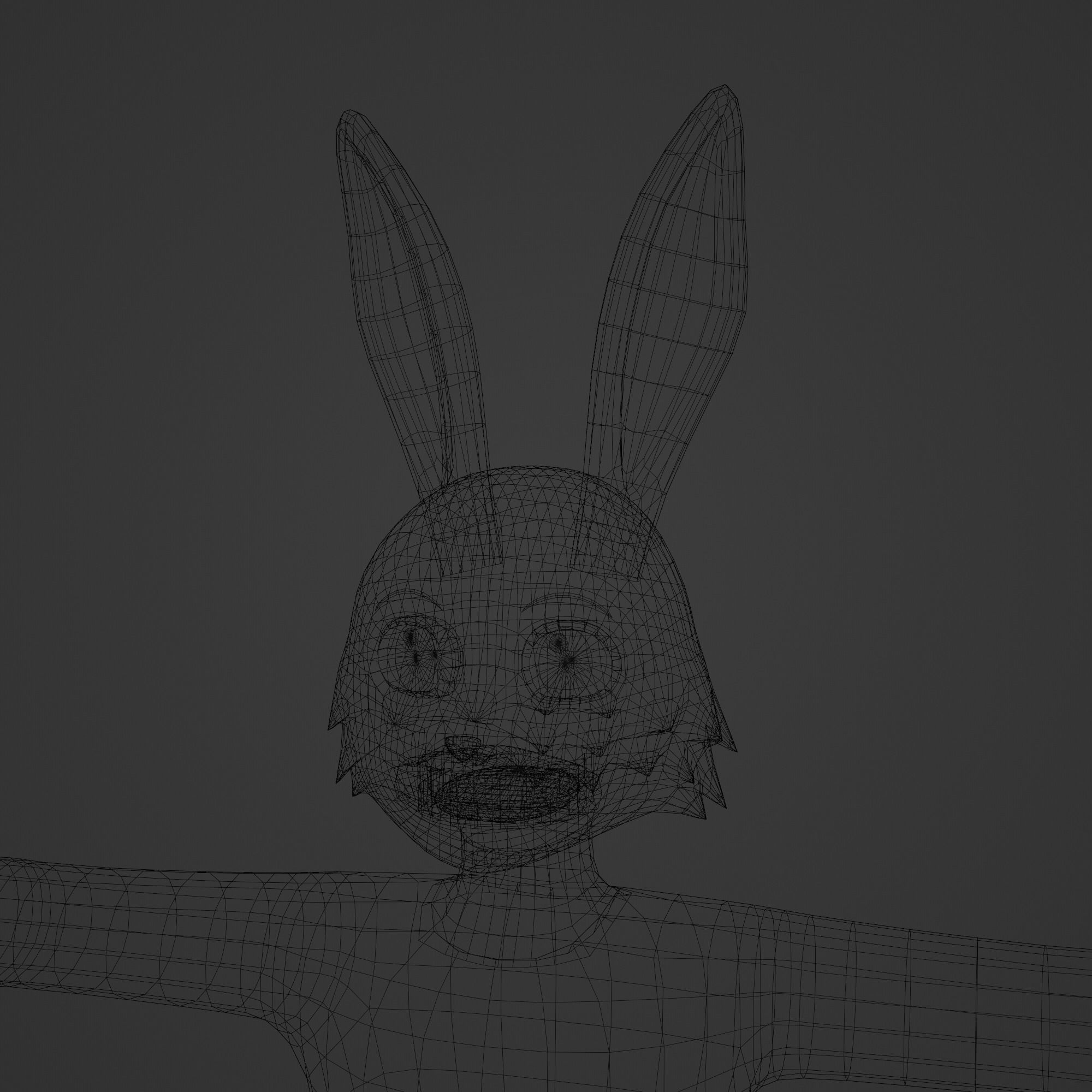 General Furry Rabbit Male OC 3D model | CGTrader