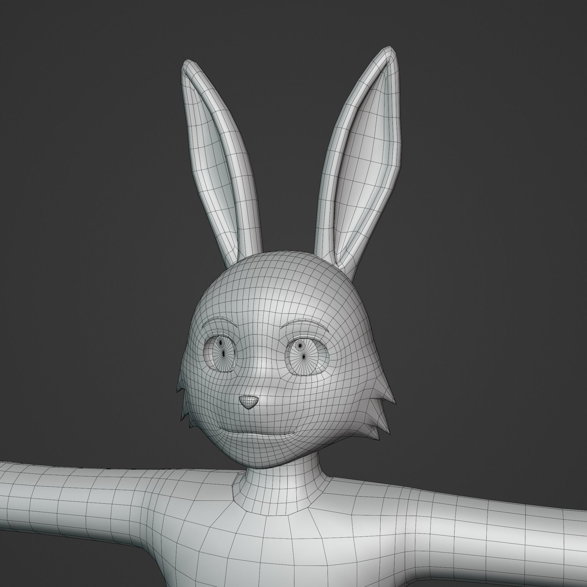 General Furry Rabbit Male OC 3D model | CGTrader