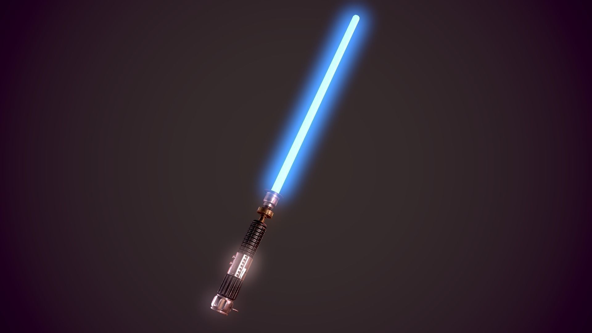 Star Wars Obi-Wan Kenobi - Lightsaber Blue 3D model | CGTrader