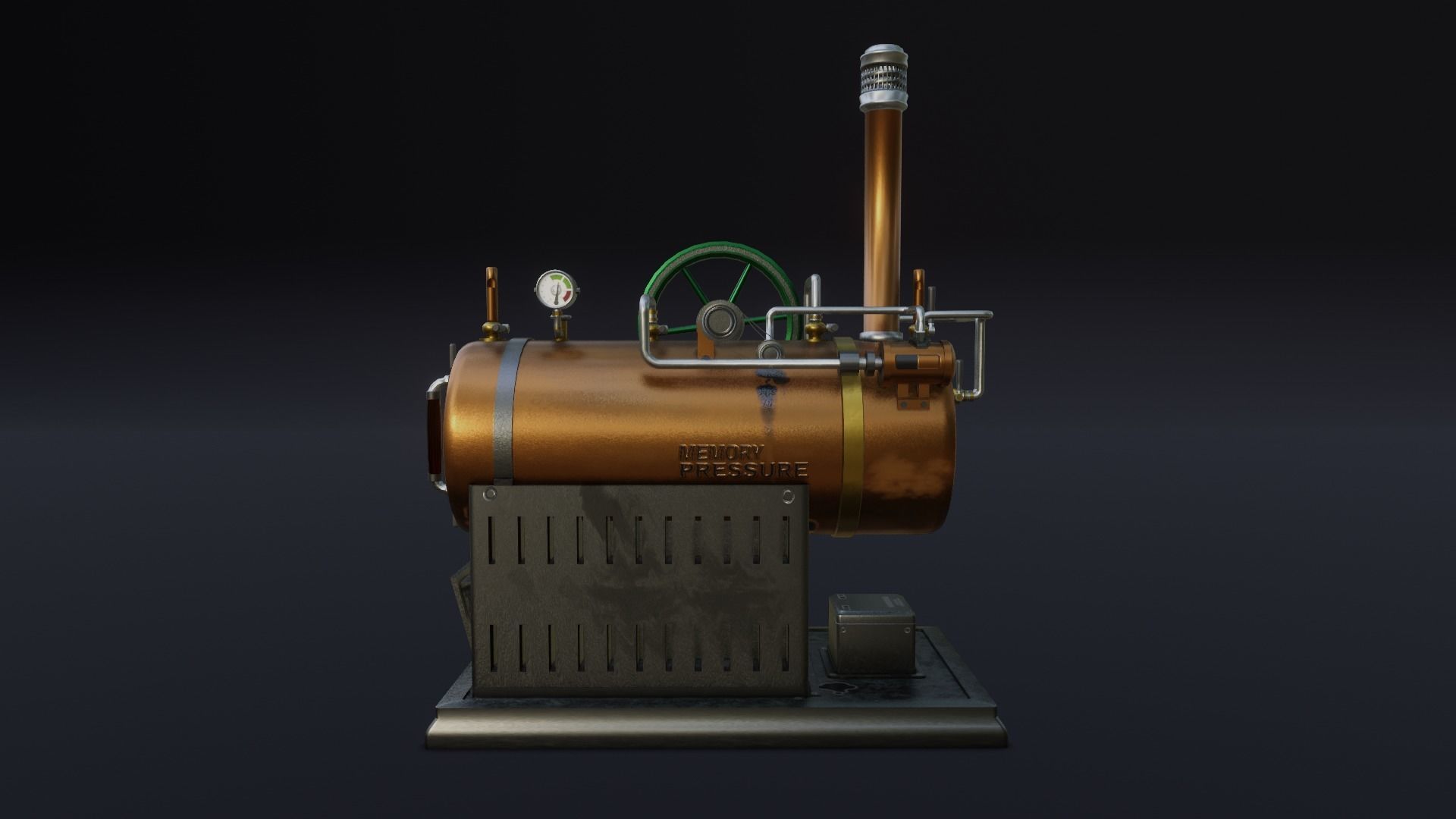3D model Steampunk Machine VR / AR / low-poly | CGTrader