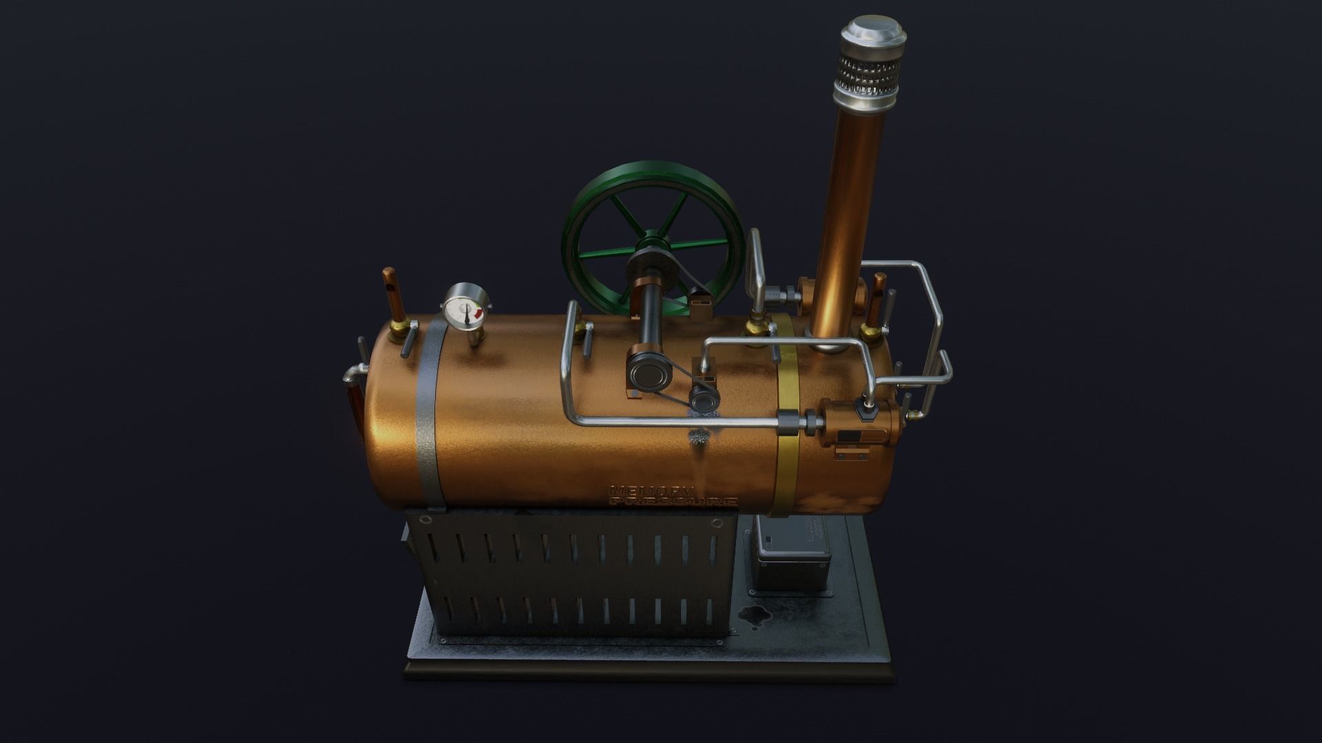 3D model Steampunk Machine VR / AR / low-poly | CGTrader