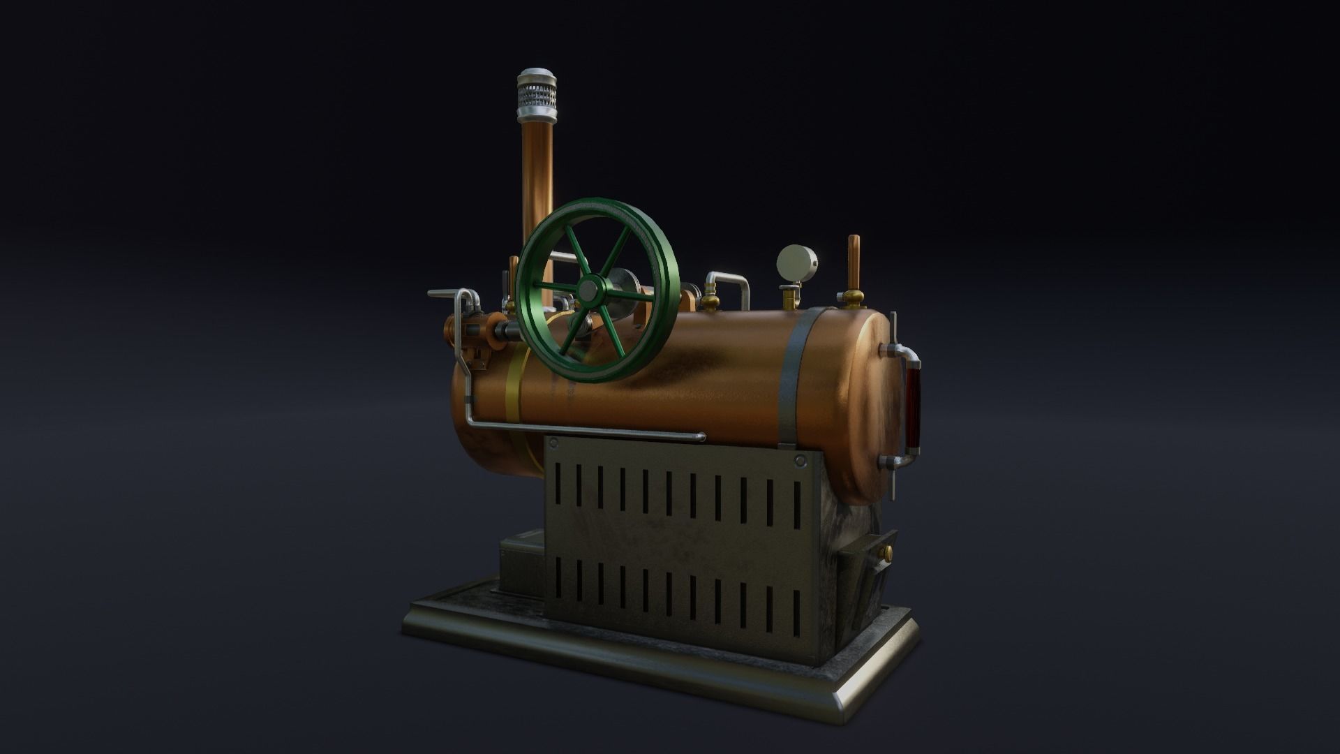 3D model Steampunk Machine VR / AR / low-poly | CGTrader