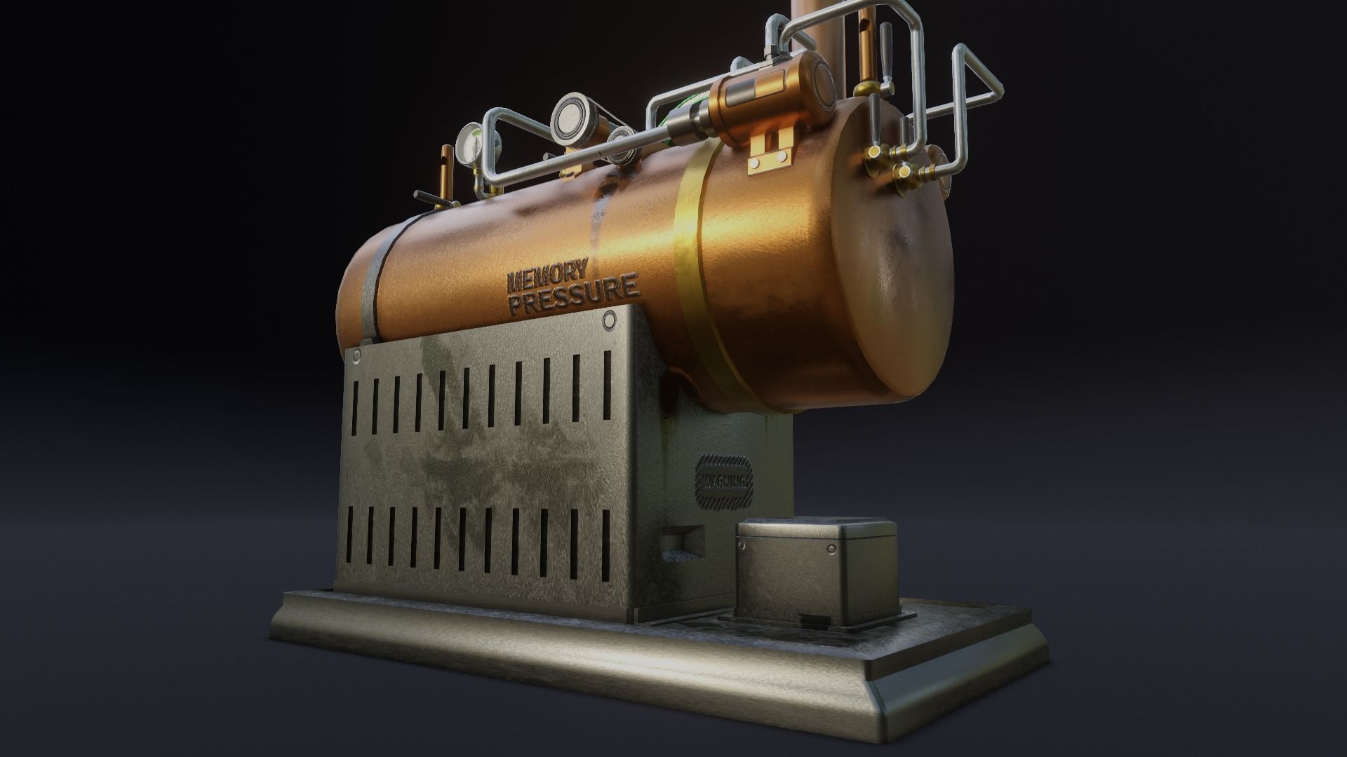 3D model Steampunk Machine VR / AR / low-poly | CGTrader