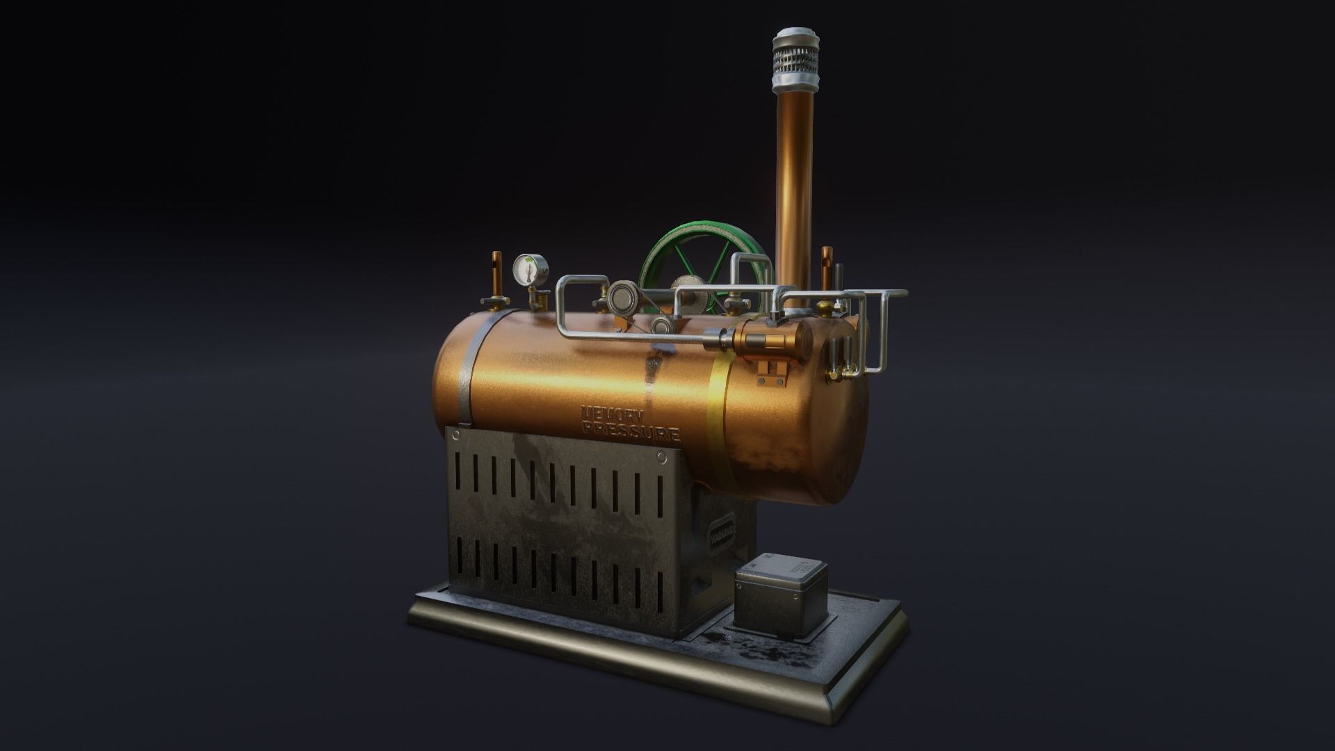 3D model Steampunk Machine VR / AR / low-poly | CGTrader