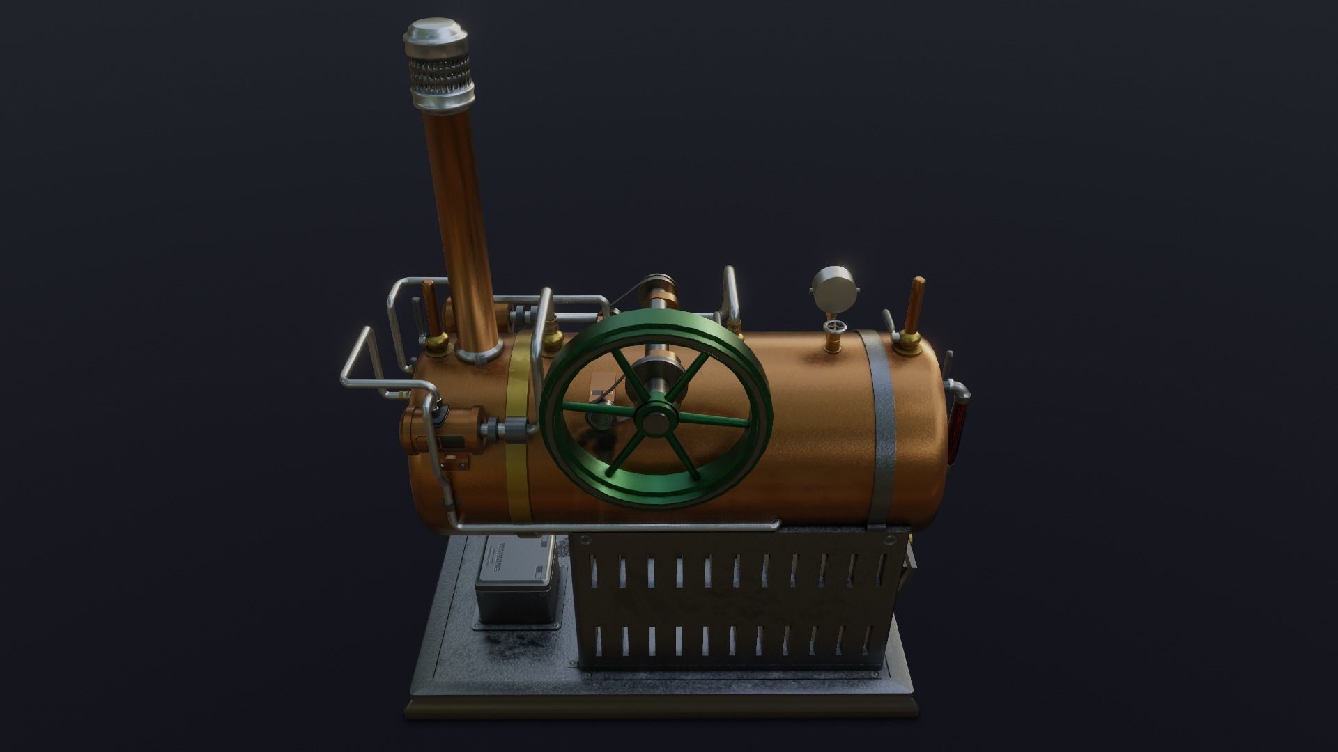3D model Steampunk Machine VR / AR / low-poly | CGTrader