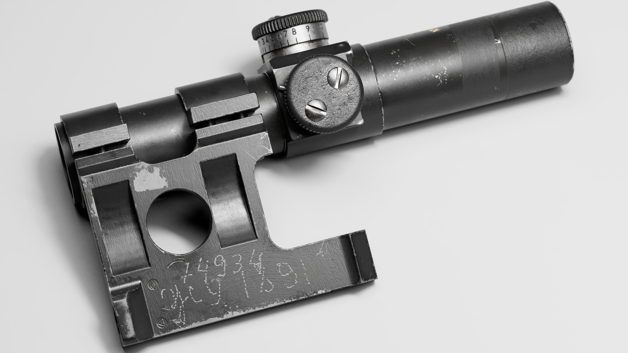 3D model Mosin-Nagant PU Scope VR / AR / low-poly | CGTrader