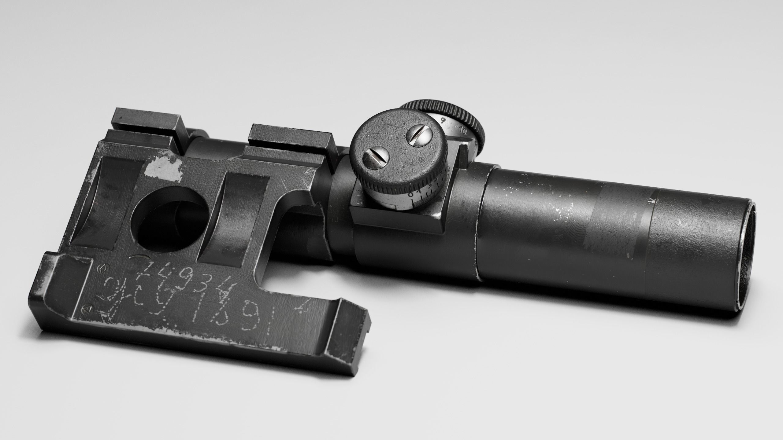 3D model Mosin-Nagant PU Scope VR / AR / low-poly | CGTrader