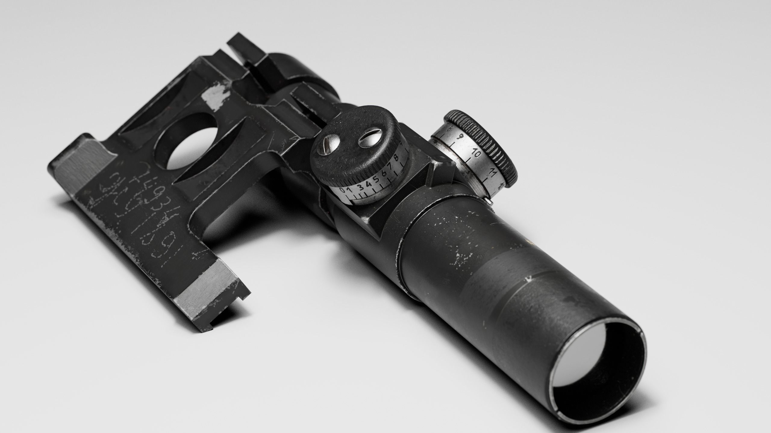 3D model Mosin-Nagant PU Scope VR / AR / low-poly | CGTrader