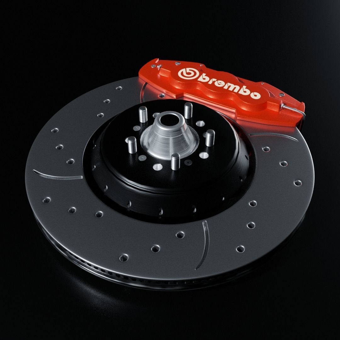 Wheel brake free 3D model | CGTrader