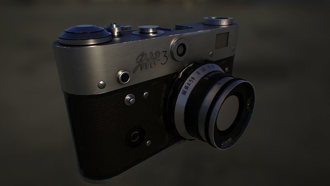 3D model Camera FED 3 3D VR / AR / low-poly | CGTrader