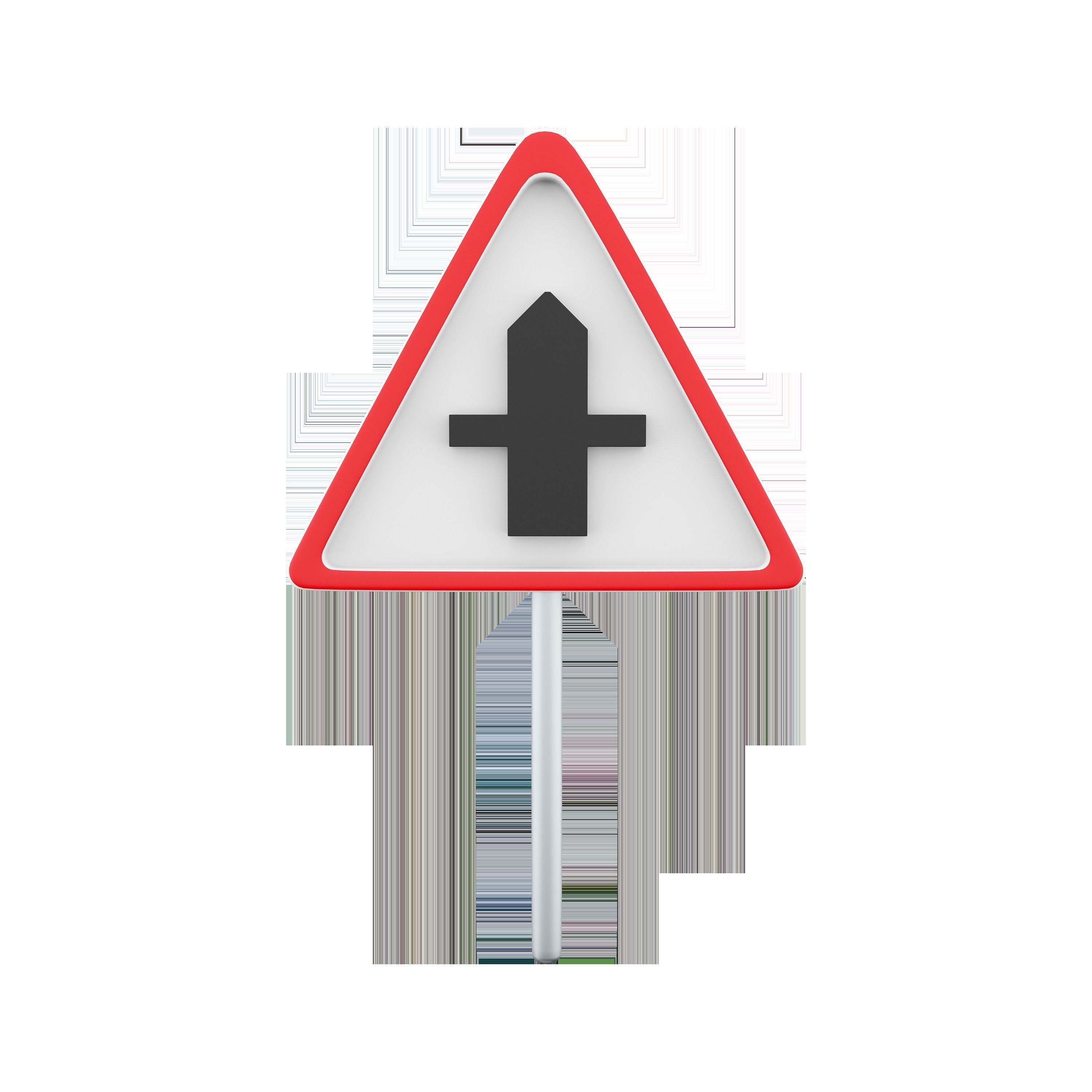 3d road intersection icon 3D model | CGTrader