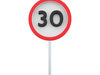 3d Thirty-speed limit traffic sign icon 3D model | CGTrader